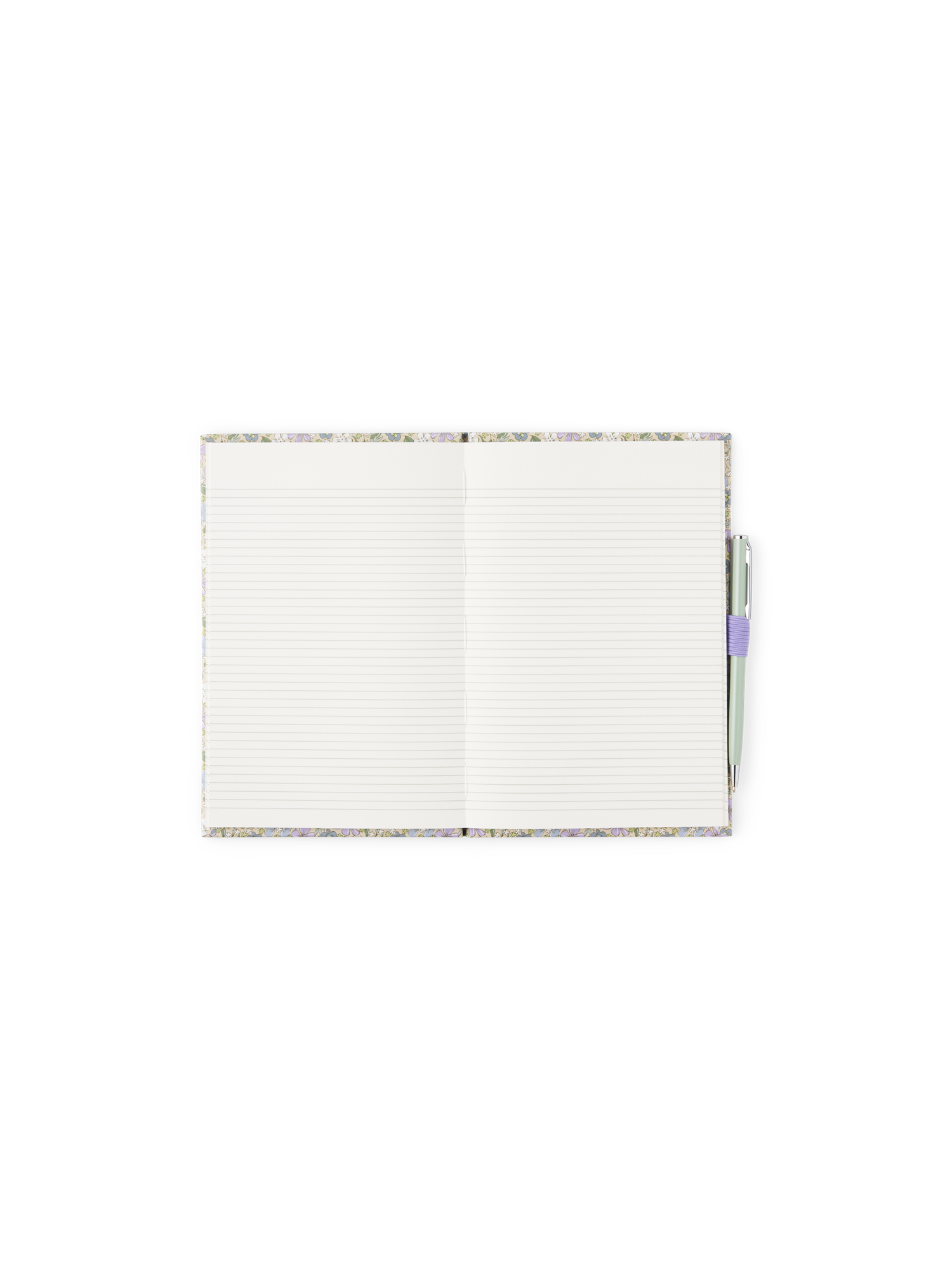 Linjert notatbok med hardt omslag | Papir. 80 ark. | Off White