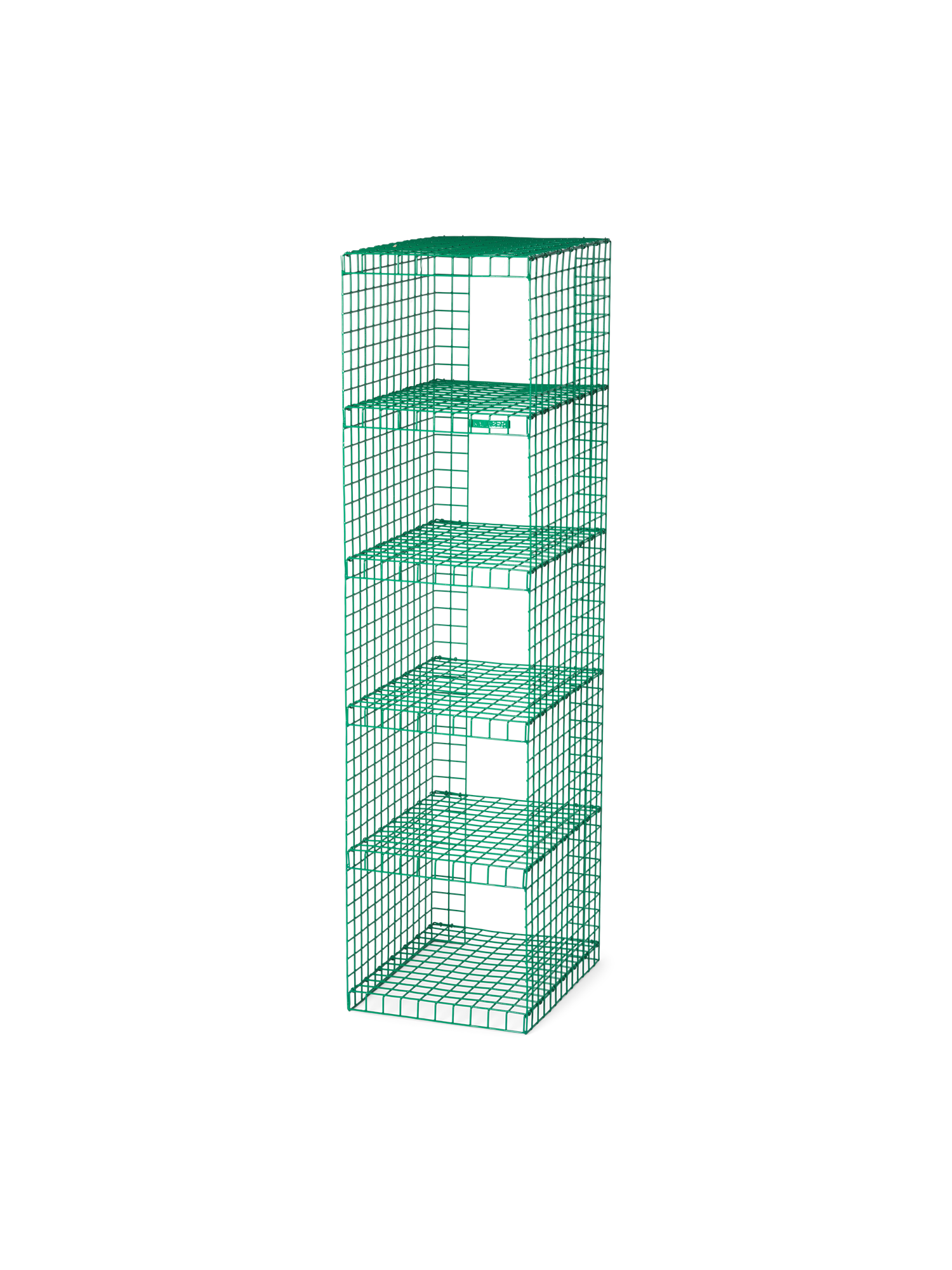GRID RACK Wandregal | Metall. 26 x 105 x 33 cm. | Green | Kalager Design