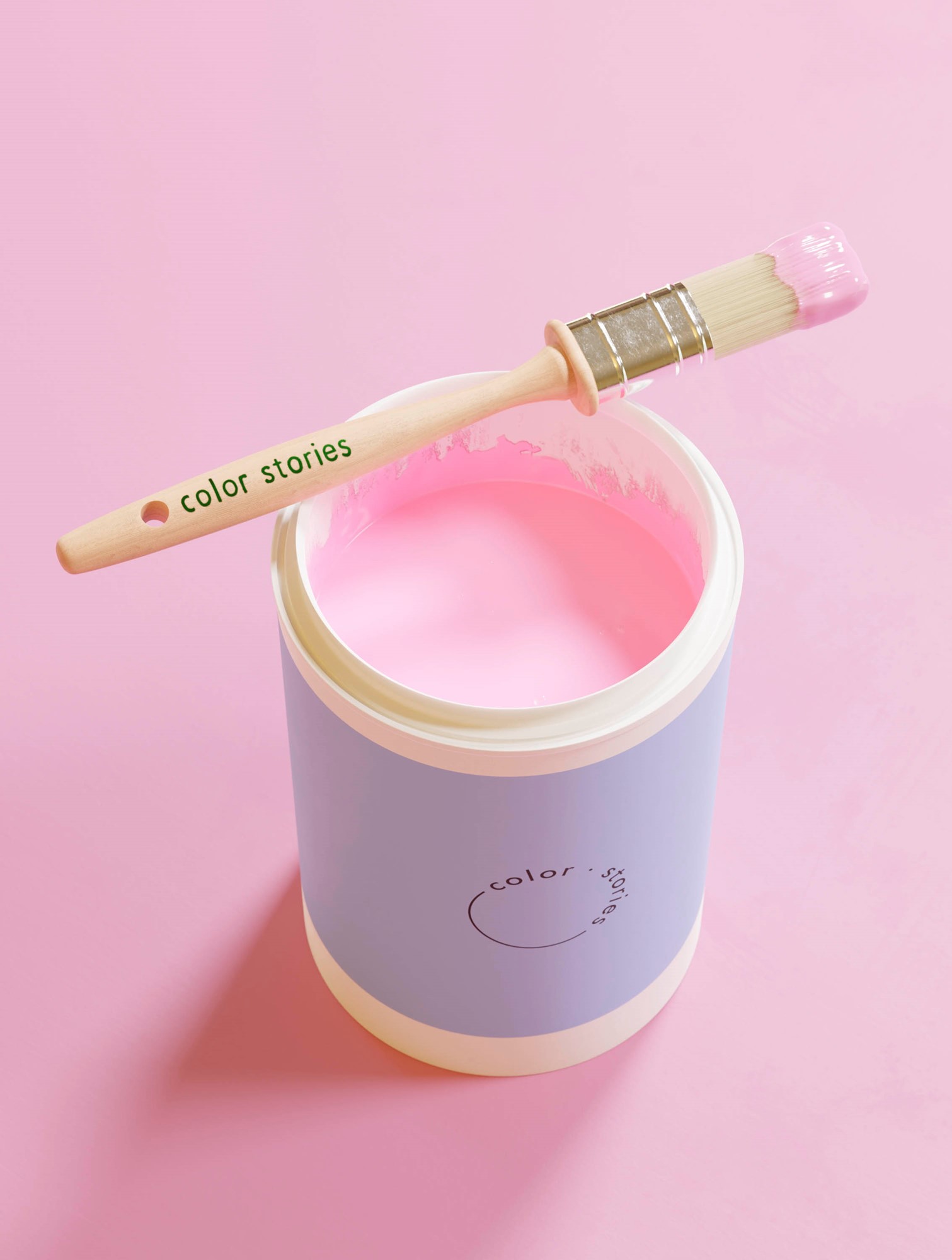 Verf Bubblegum 2000 ml | Acrylverf. | Rose Blush | Color Stories