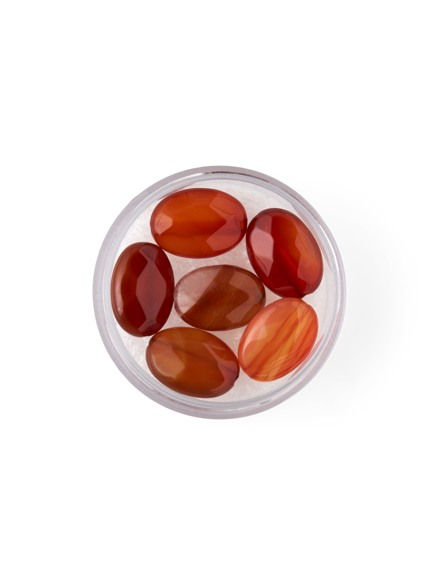 Pärlor av agat | Natursten. 10 x 14 mm. 6 st. | Søstrene Grene