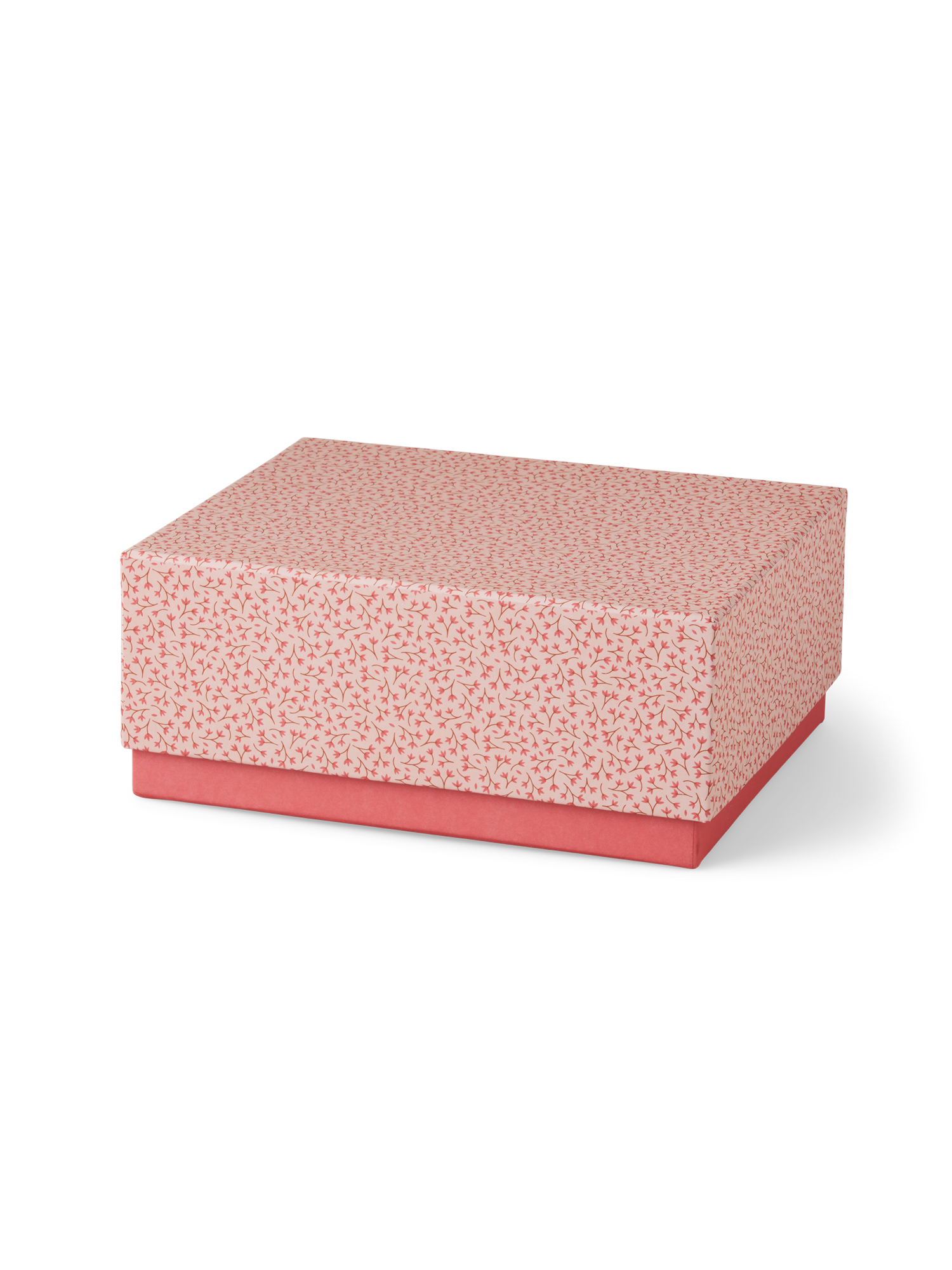 Box | Paper. 25 x 20,5 x 10,5 cm. | Coral