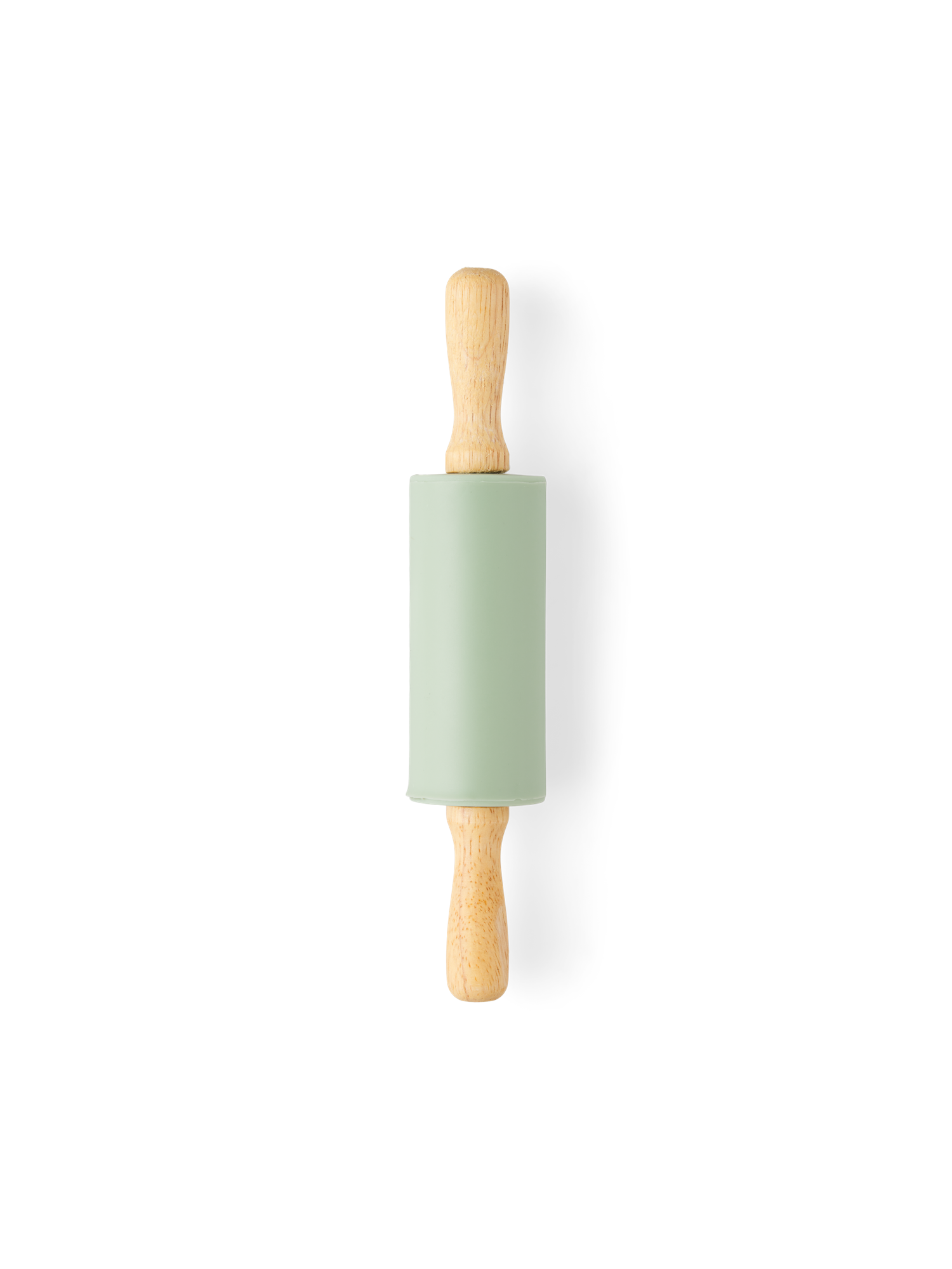 Mini rolling pin | Silicone/polypropylene/rubber wood. Ø4 x 23 cm ...