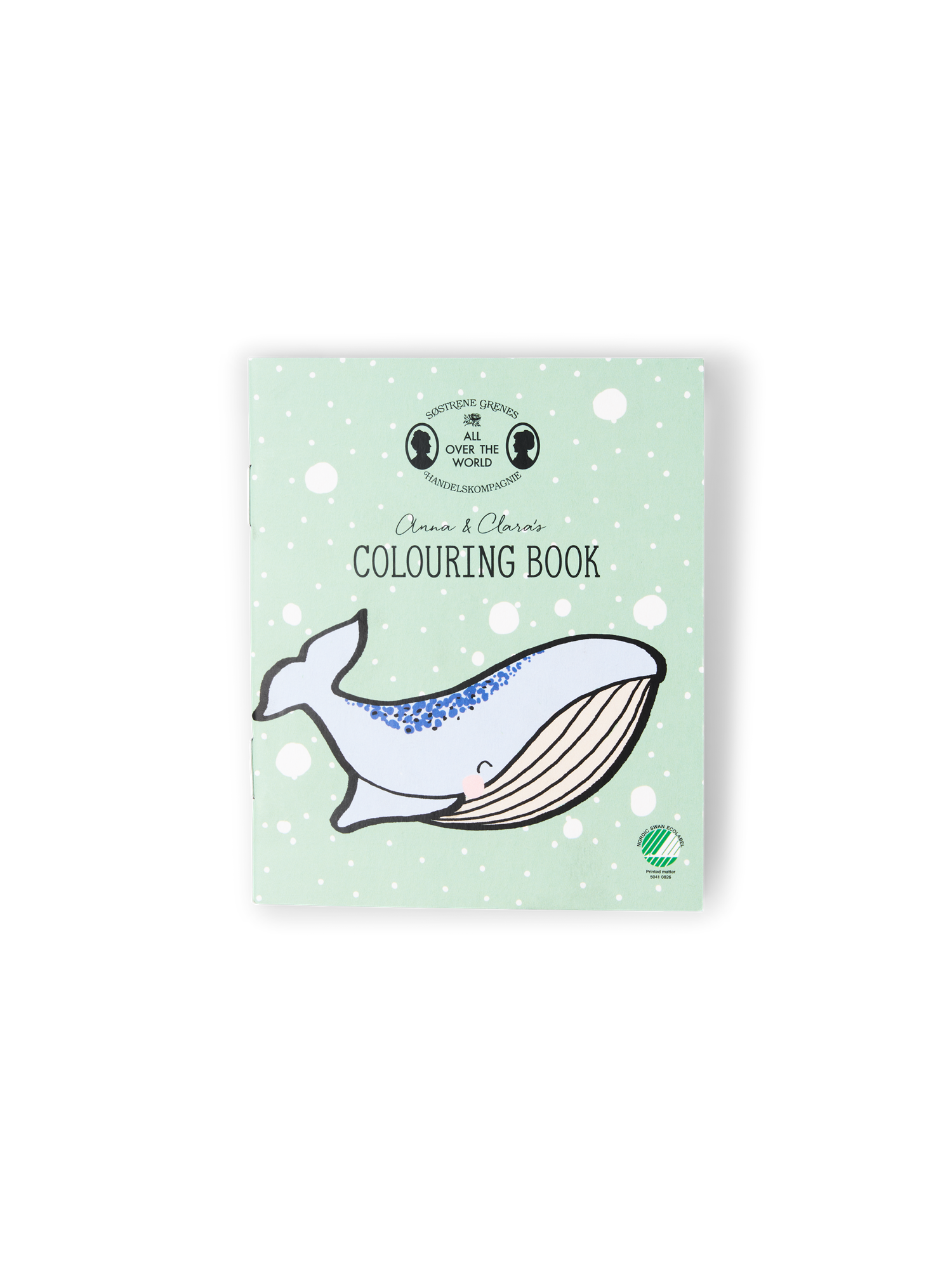 Mini colouring book | Paper. 10 x 12 cm. | Milky Green