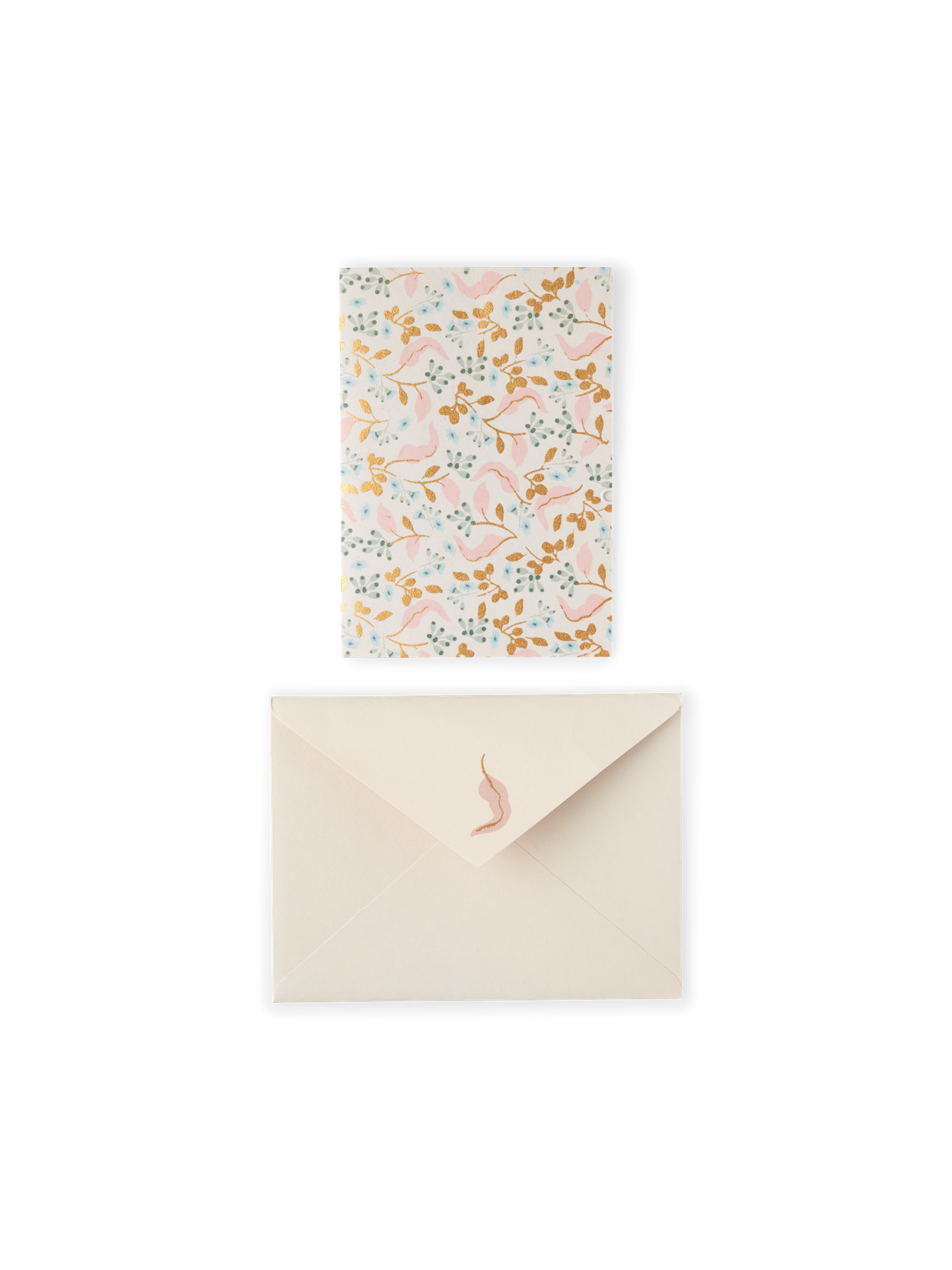 Card with envelope | Cotton paper. 16 x 12 cm. | Off White