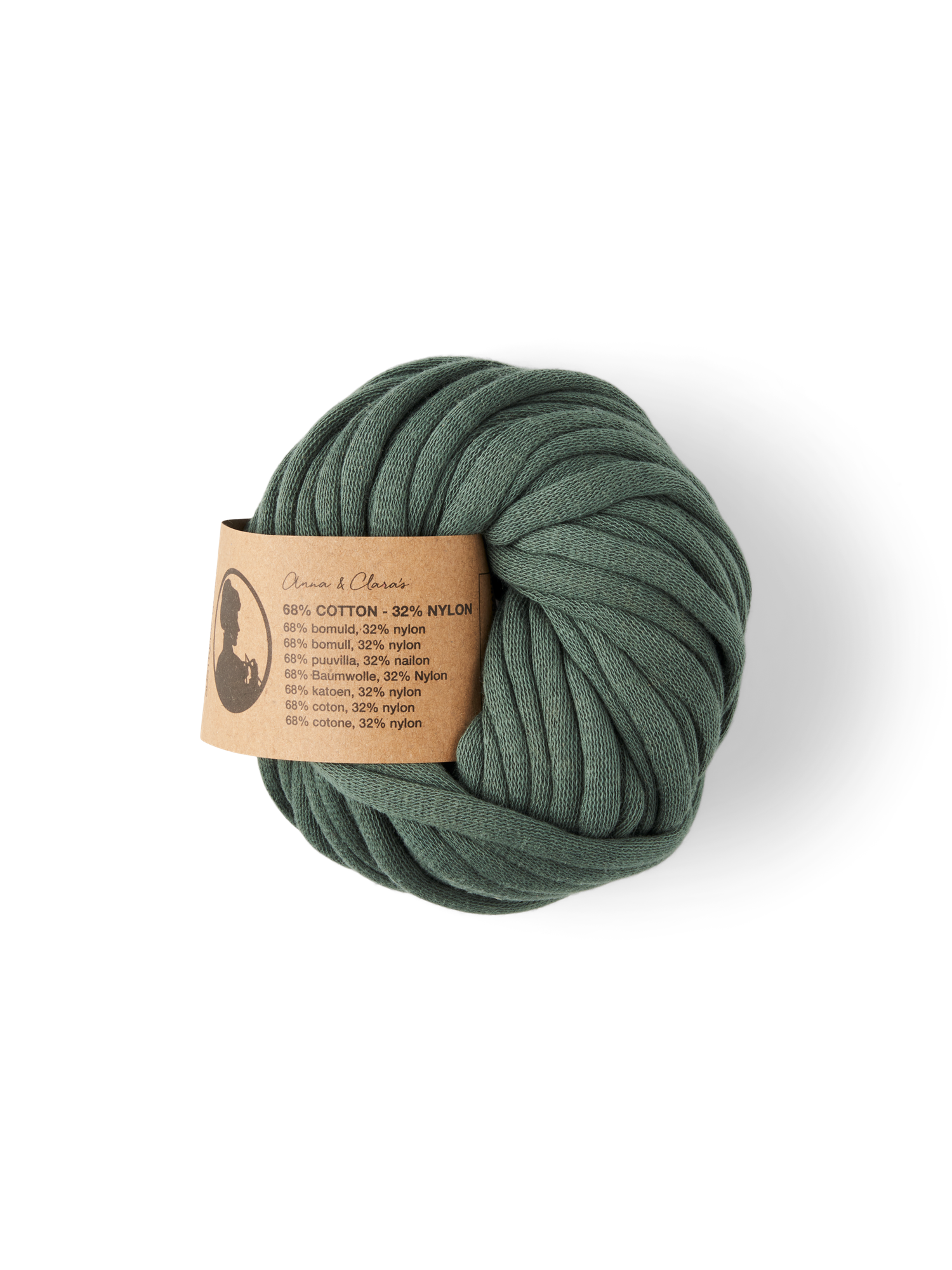 Fil jersey | Coton/nylon. 50 g = 25 m. | Forest Green