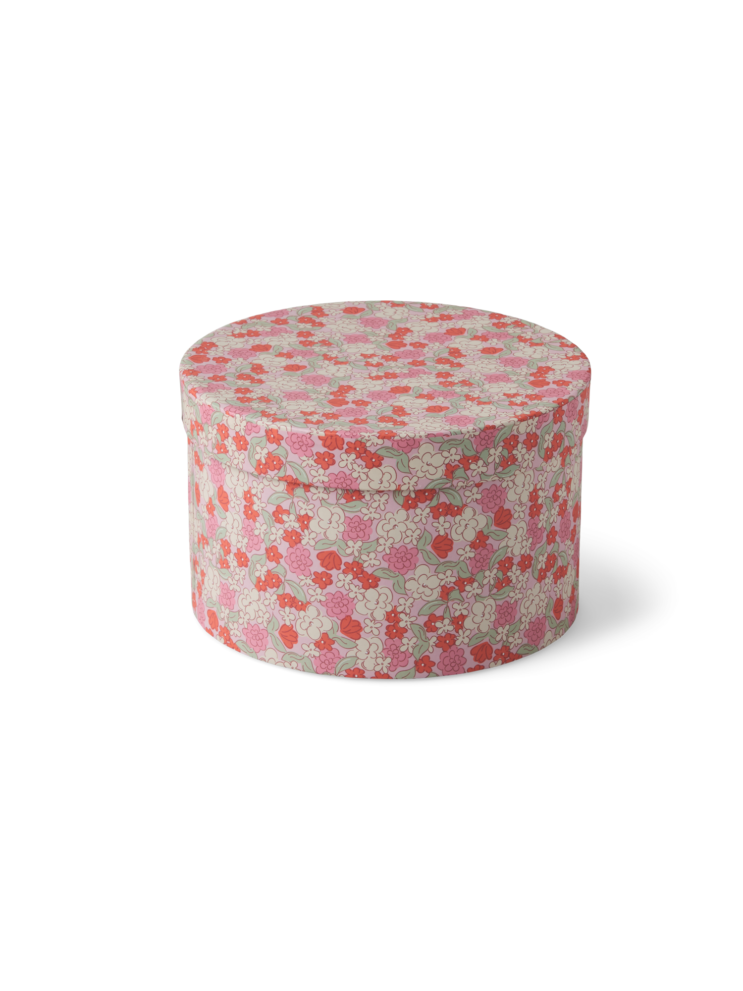 Storage box | Paper. Ø16 x 10 cm. | Rose