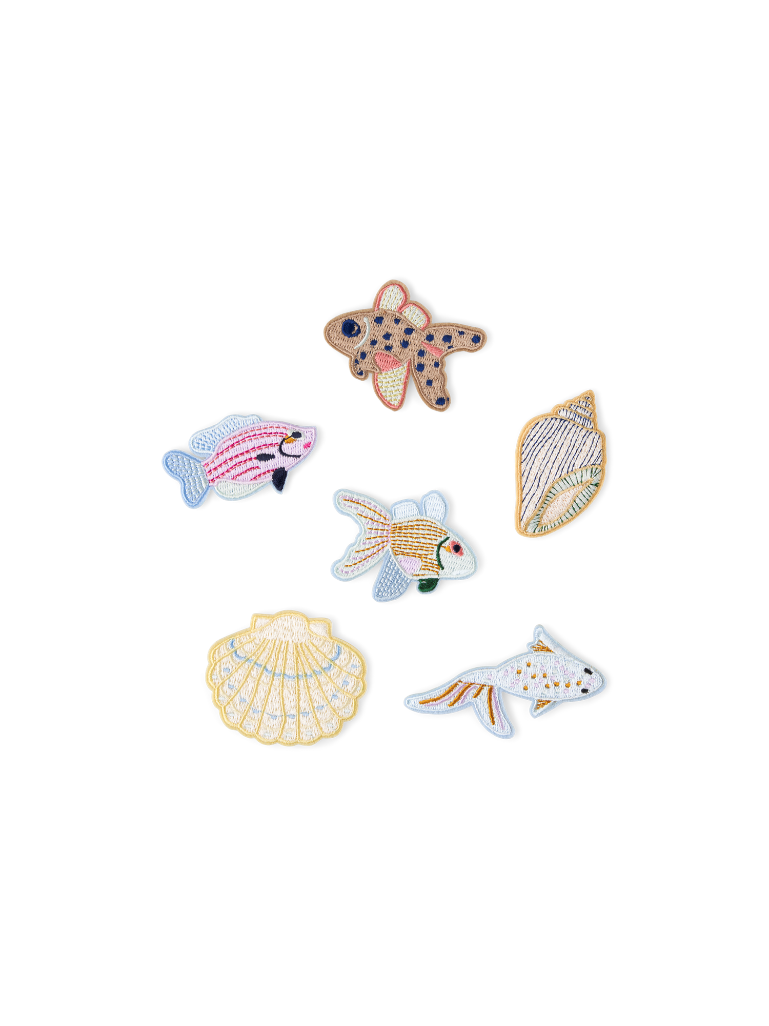 Iron-on patches set | Instructions enclosed. | Off White