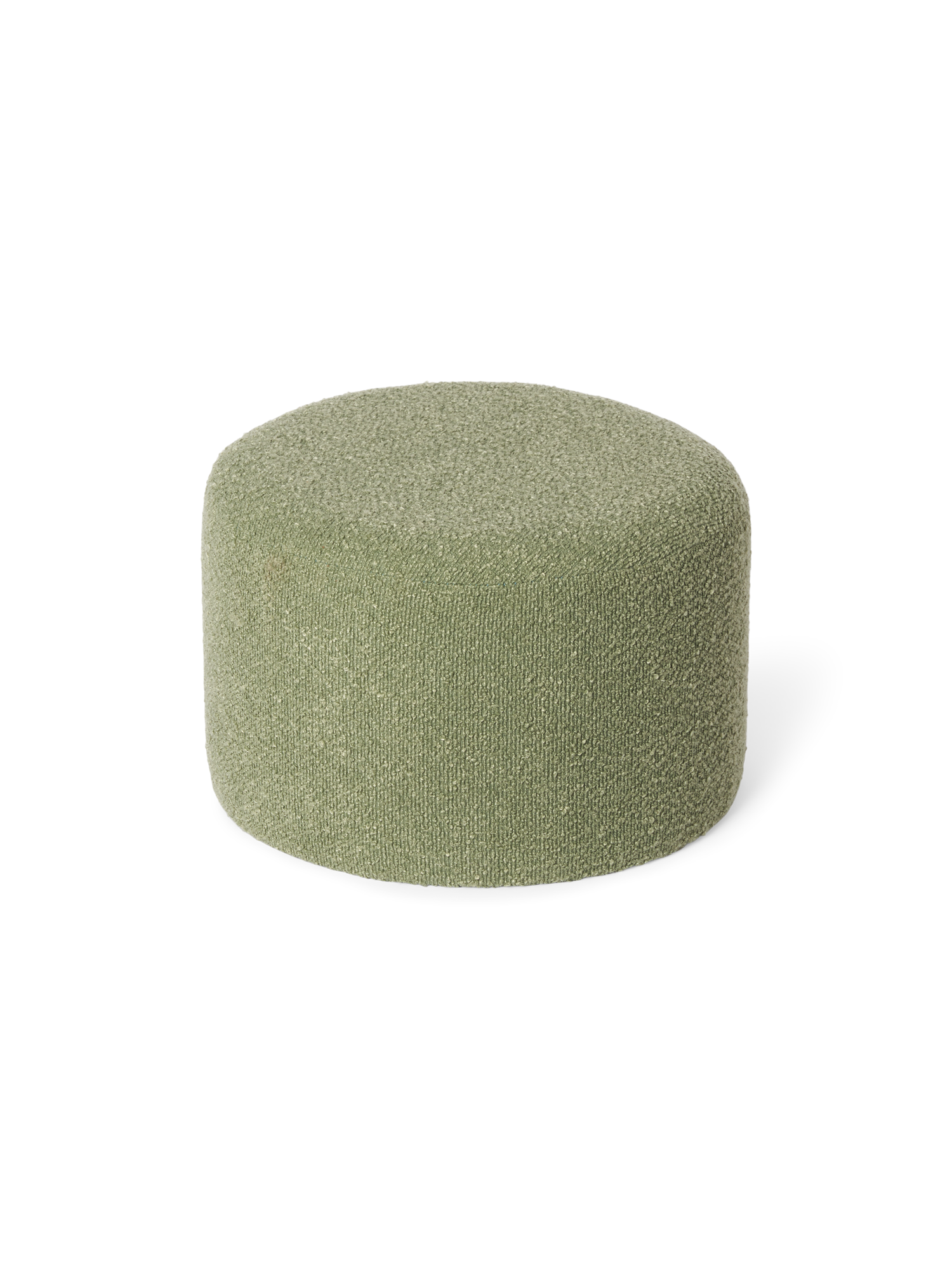 Hocker | MDF/Polyester/Polyurethan. Ø39 x 25 cm. | Olive Green