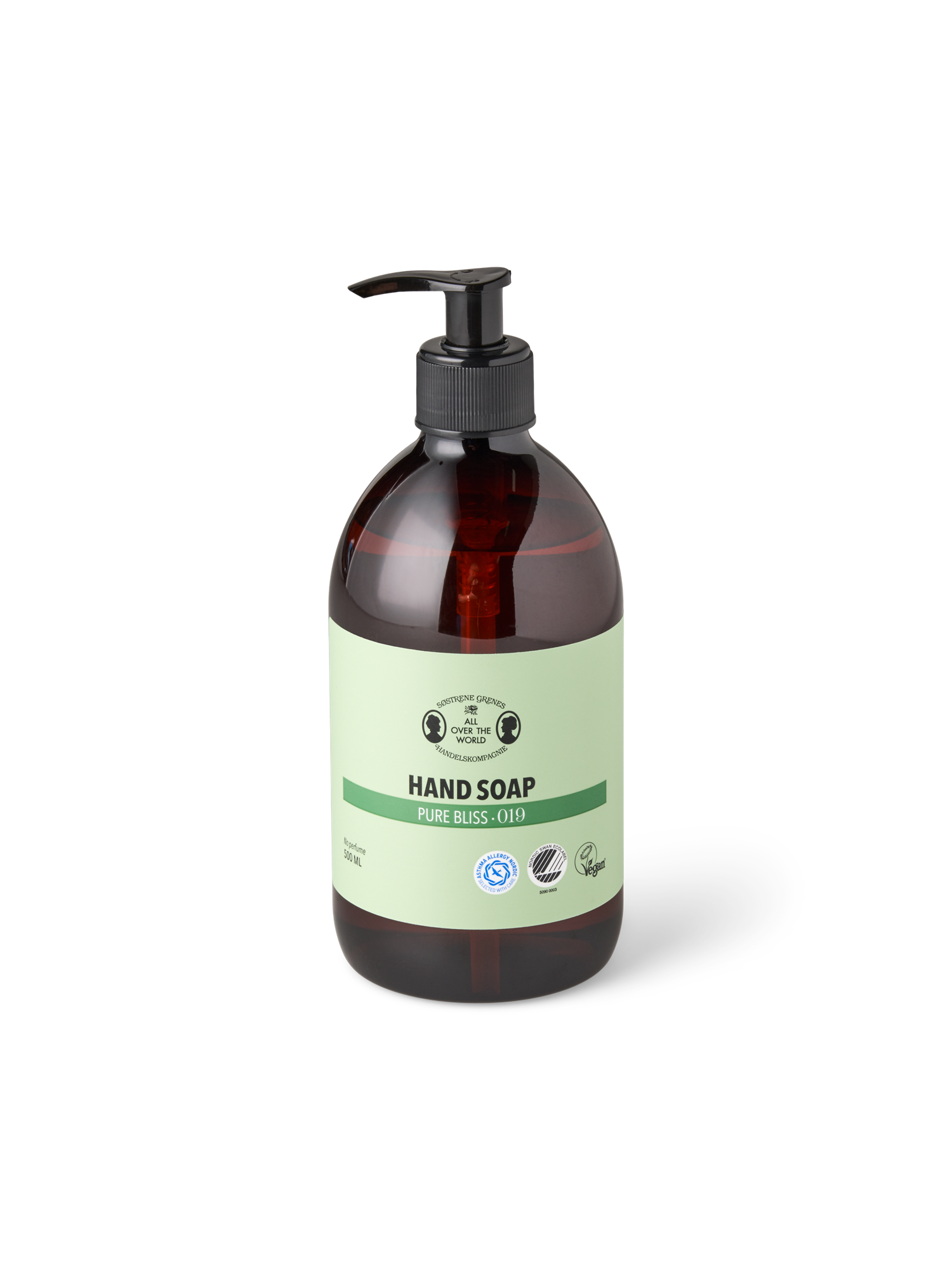 Pure Bliss Hand Soap | Fragrance-free. 500 ml. | Brown