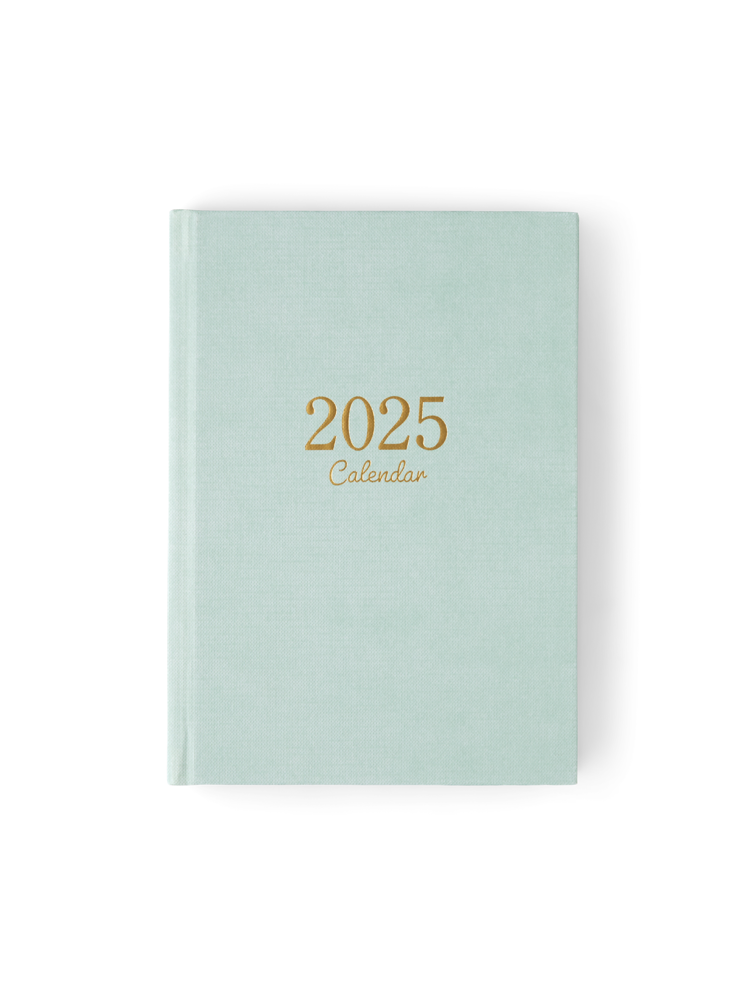 Kalender 2025 | Papir/karton. 21 x 15 cm. | Dusty Green, Gold