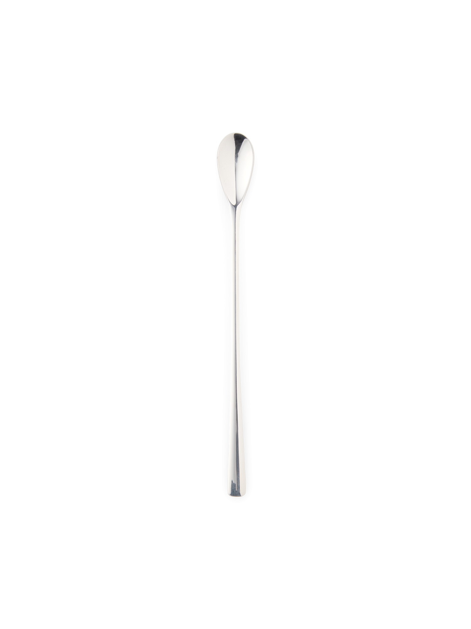 Latte spoon | Stainless steel. 17 cm. | Silver Grey