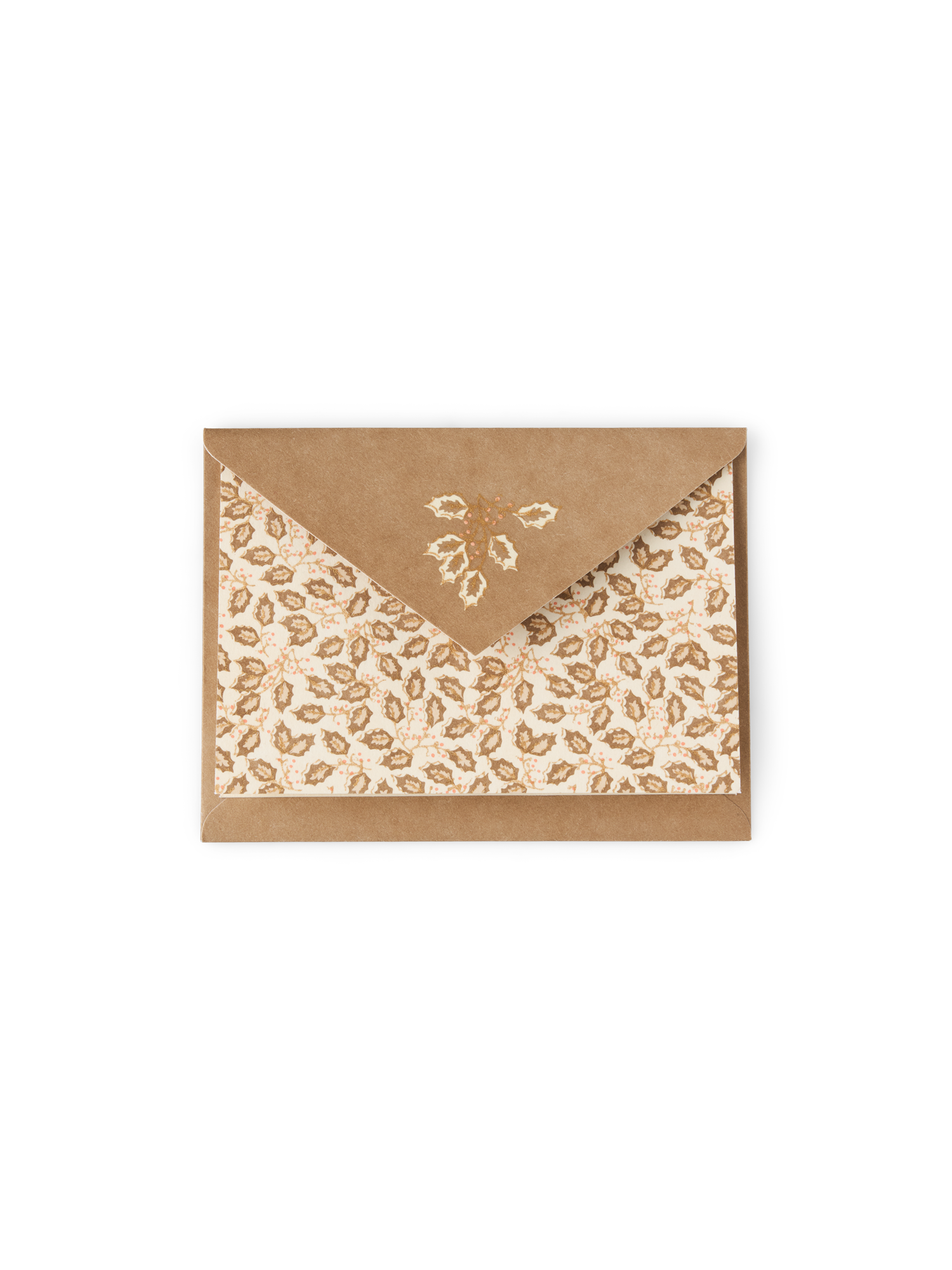 Kaart met envelop | Katoenpapier. 16 x 11,7 cm. | Off White