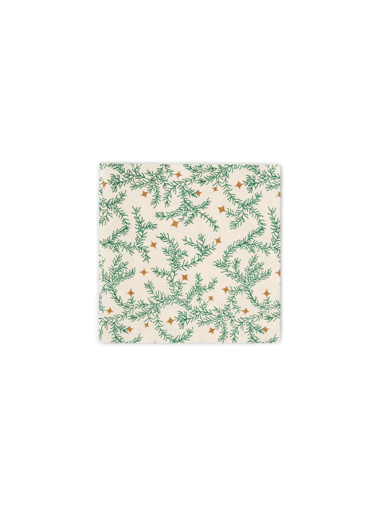 Serviettes 25 x 25 | Papier. 25 x 25 cm. 20 pcs. | Dark Green, Off White