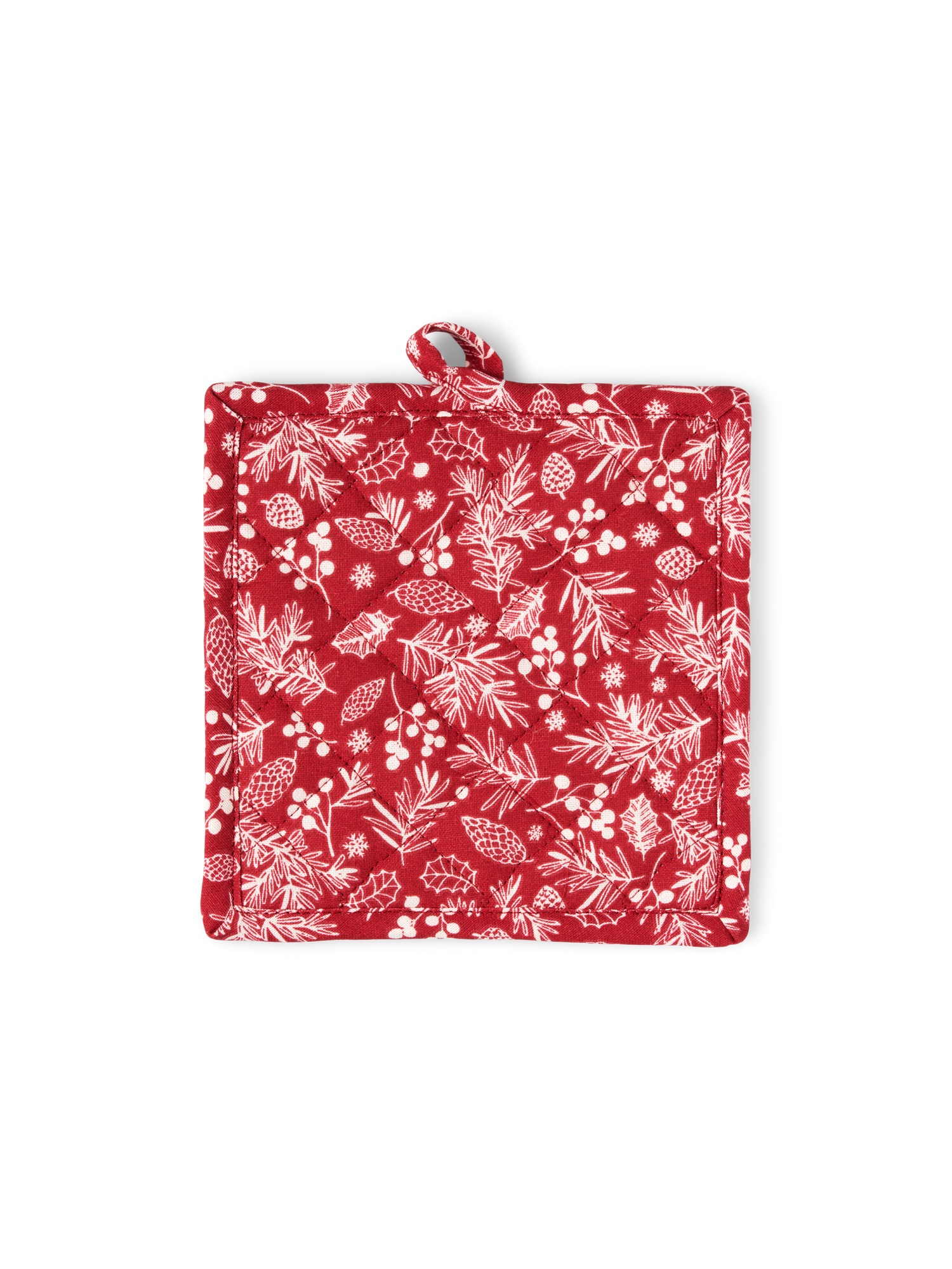 Manique | 19 x 19 cm. | Red, Off White