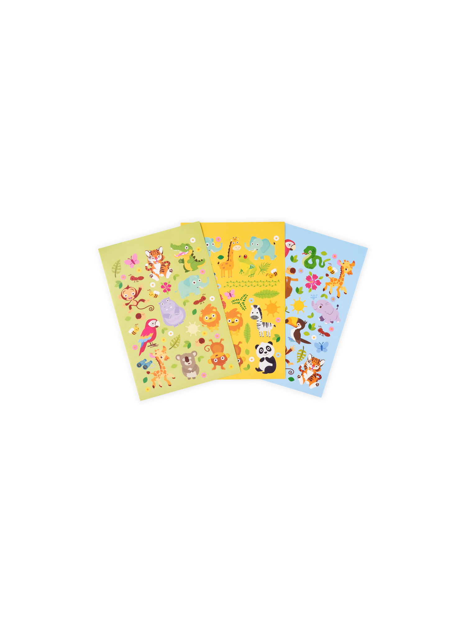 Stickers | Papier. 6 feuilles. | Multi