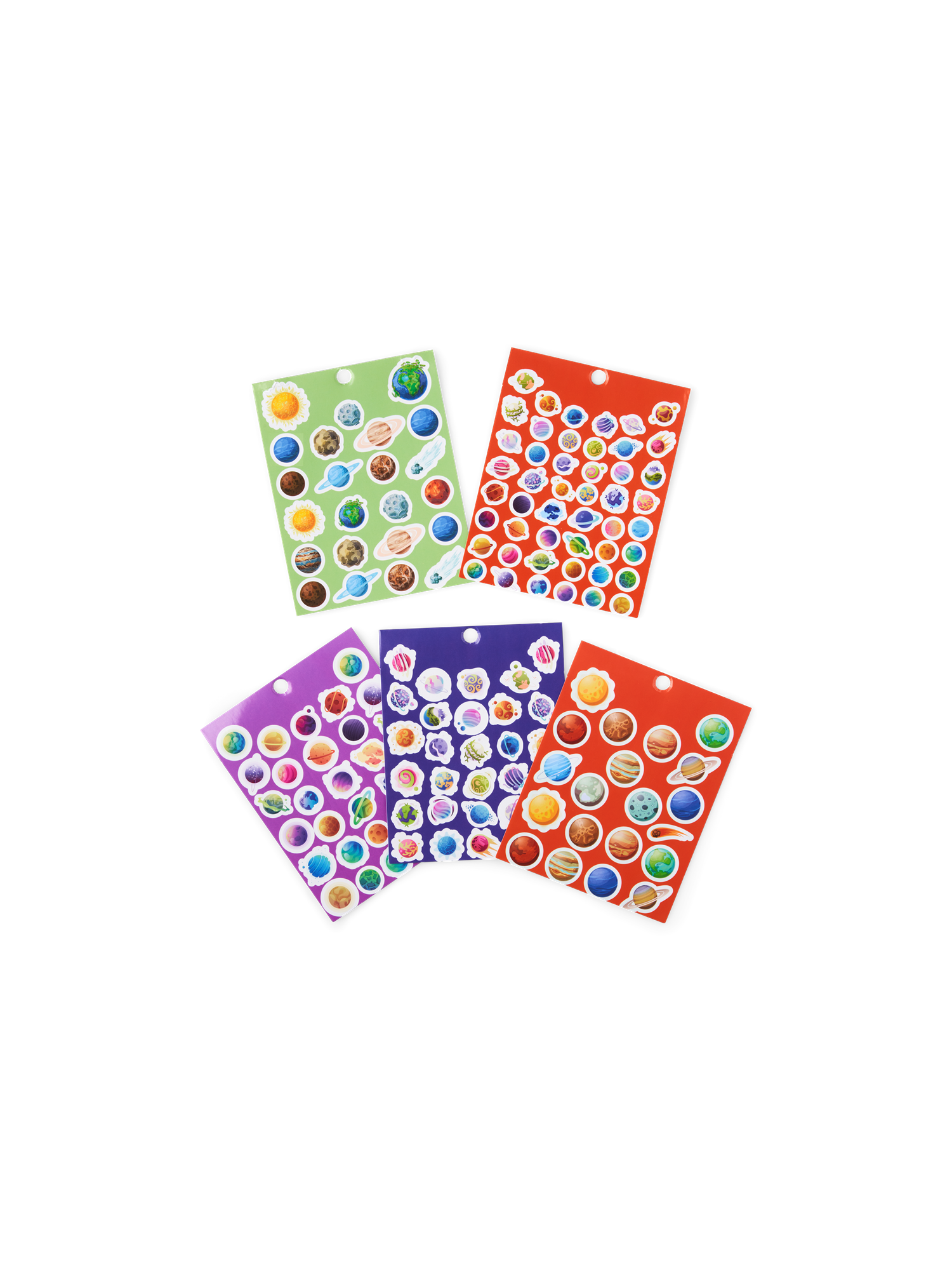 Stickers | Paper. 5 sheets. | Green