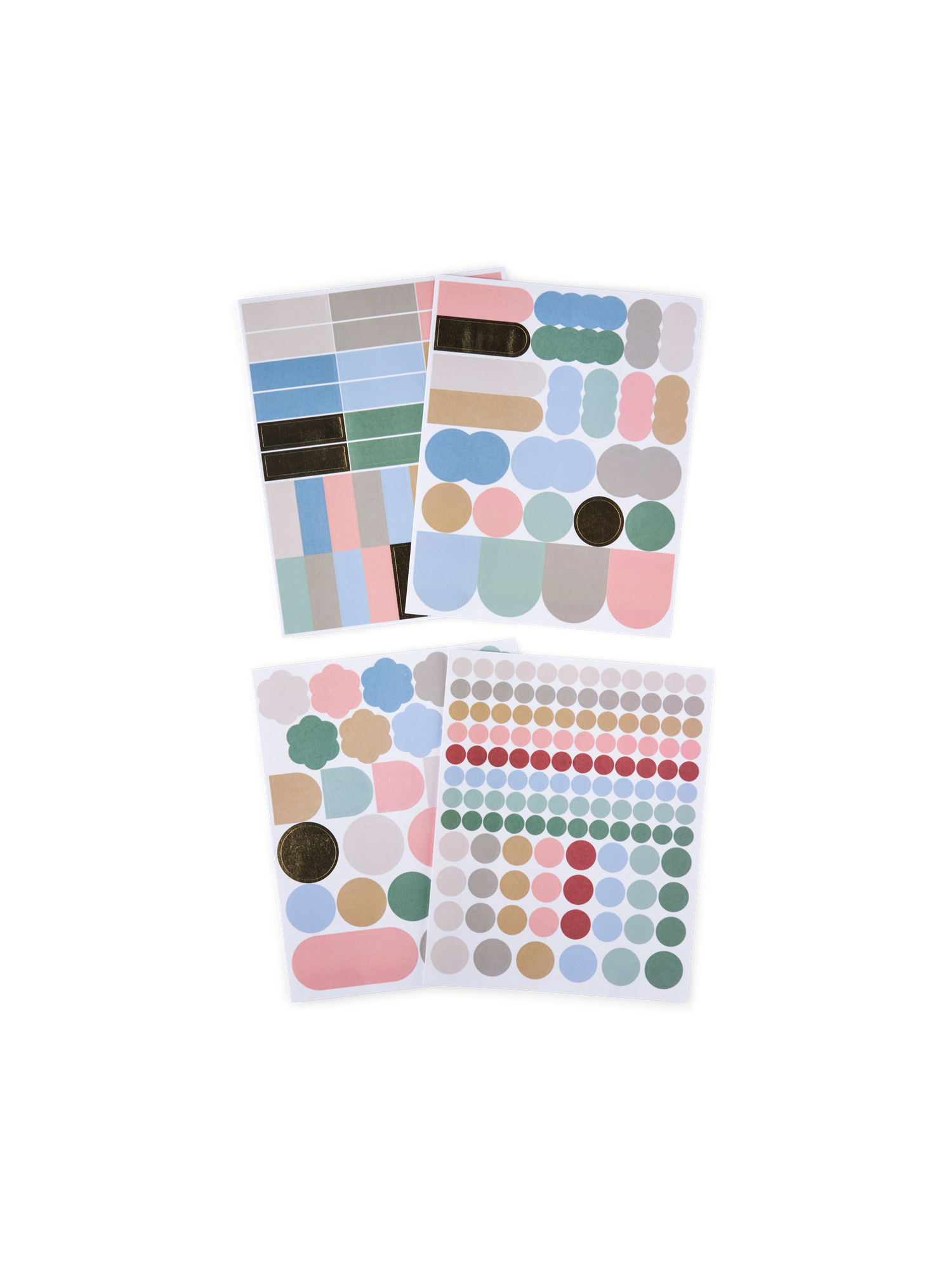 Stickers | Papier. 4 feuilles. | Multi
