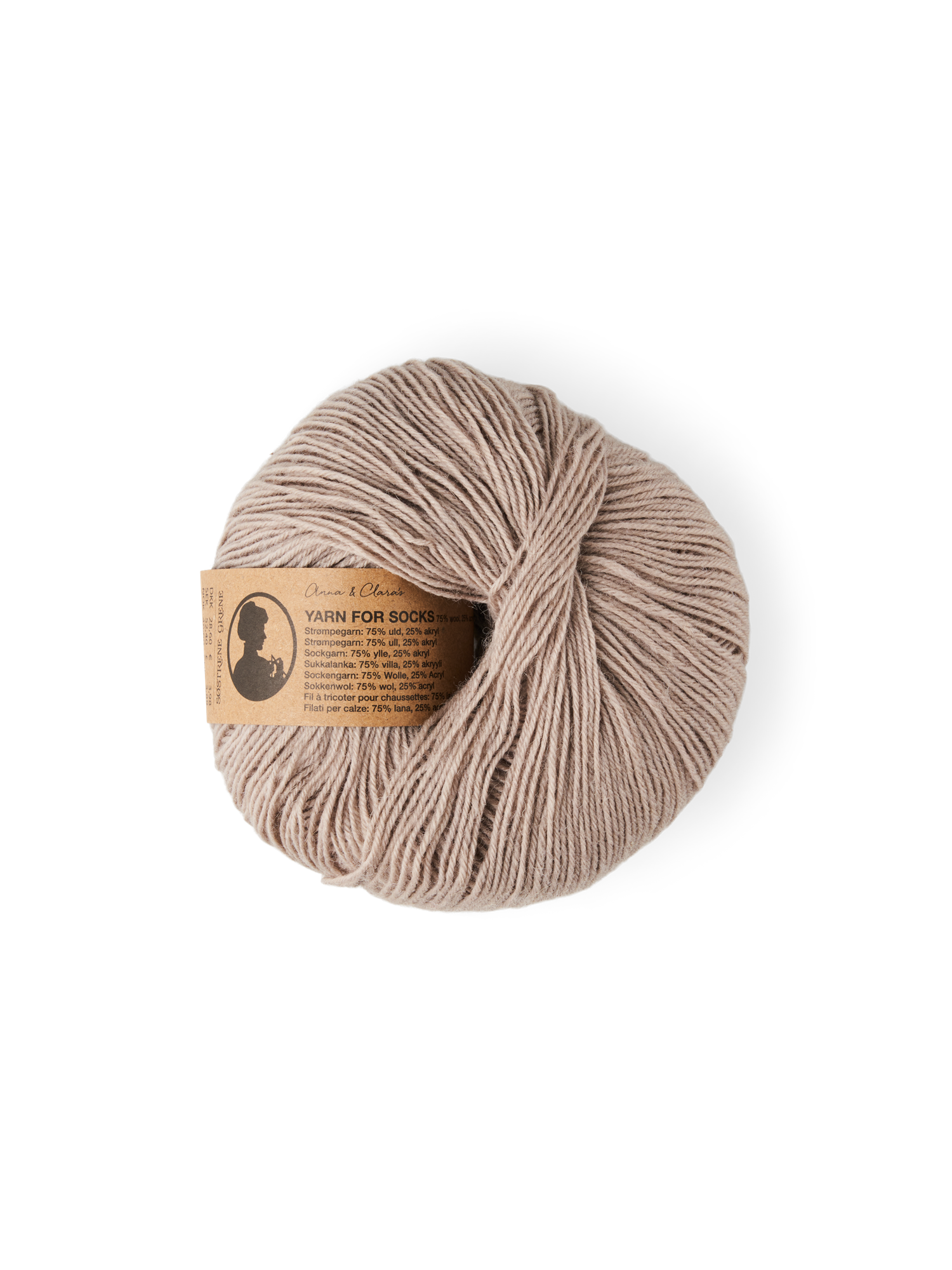 Garen | Wol/acryl. 50 g = 200 m. | Warm Grey