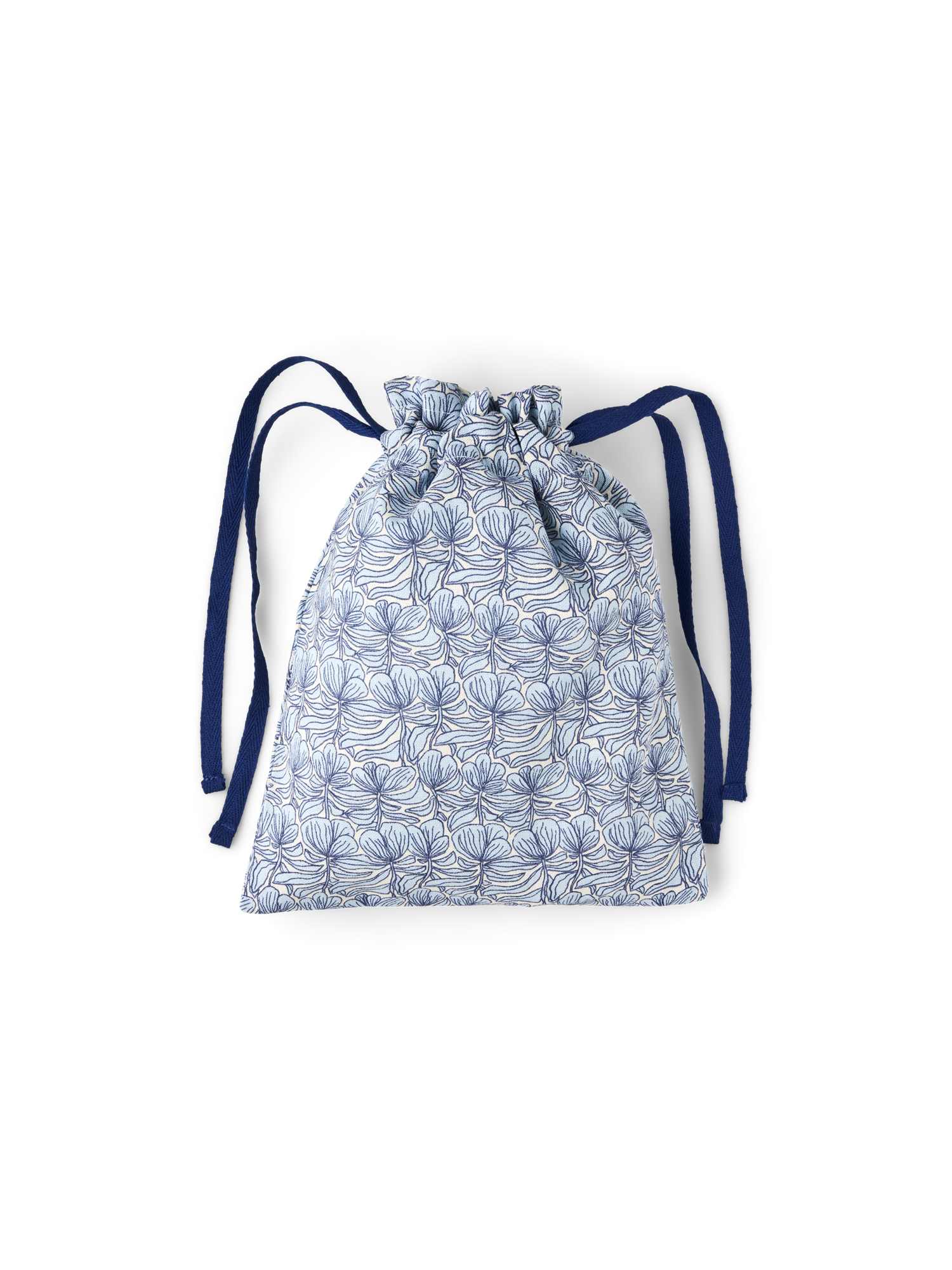 Sac cadeau en tissu | Coton. 25 x 30 cm. | Sky Blue, Off White