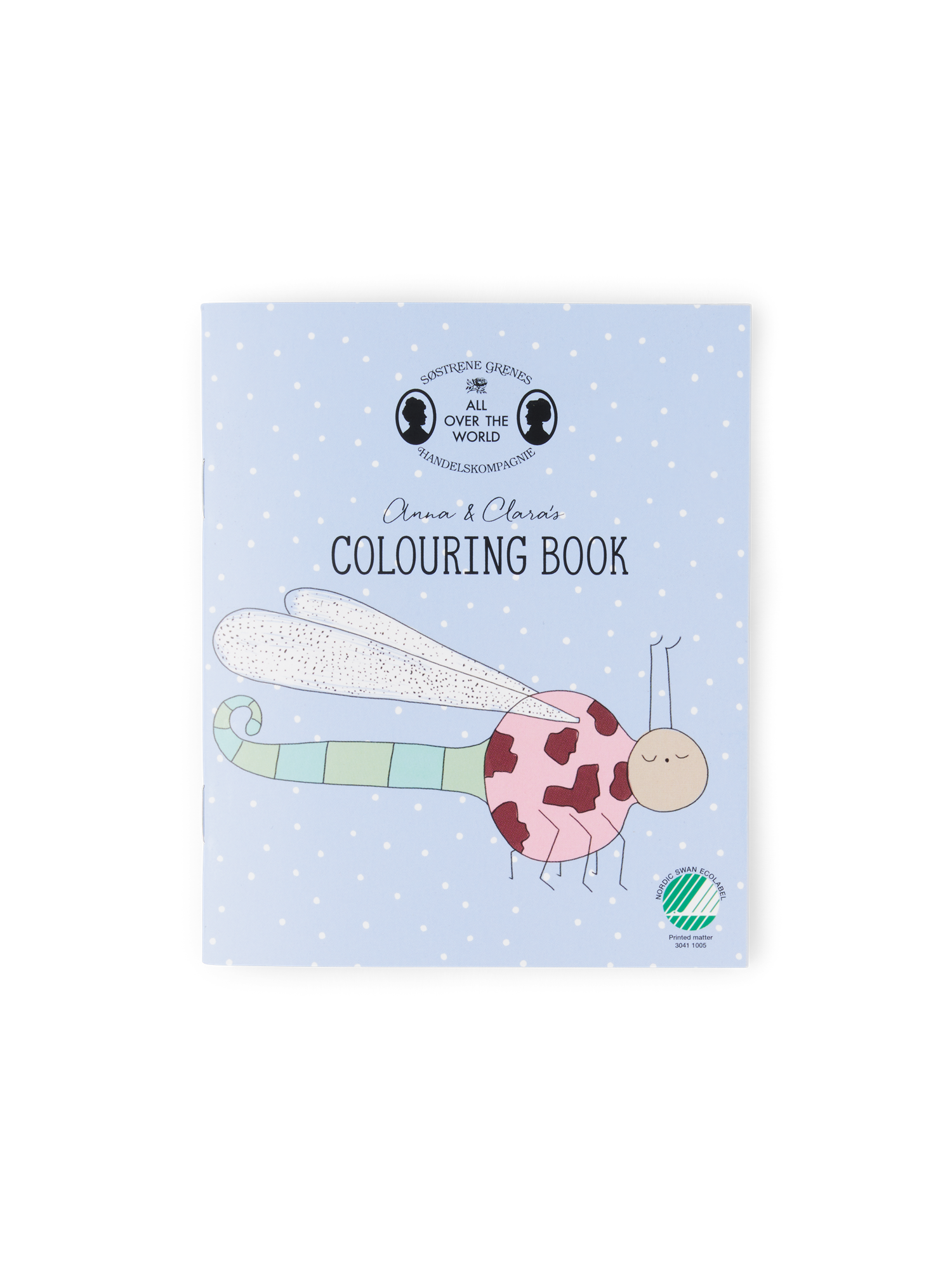 Mini colouring book | Paper. 10 x 12 cm. | Misty Blue