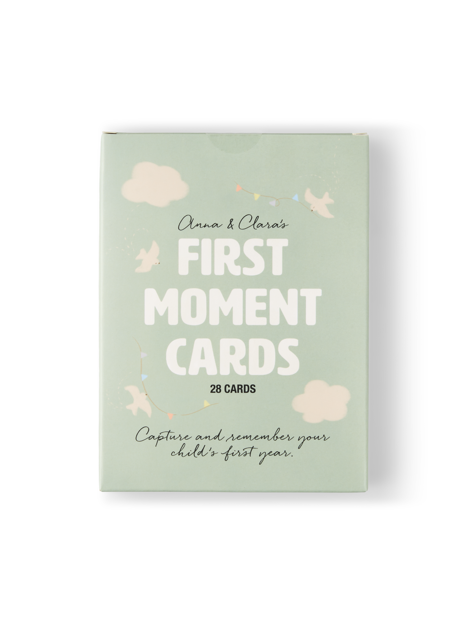 First Moment cards | Paper. 15.2 x 11.3 x 2.2 cm. 28 pcs. | Multi