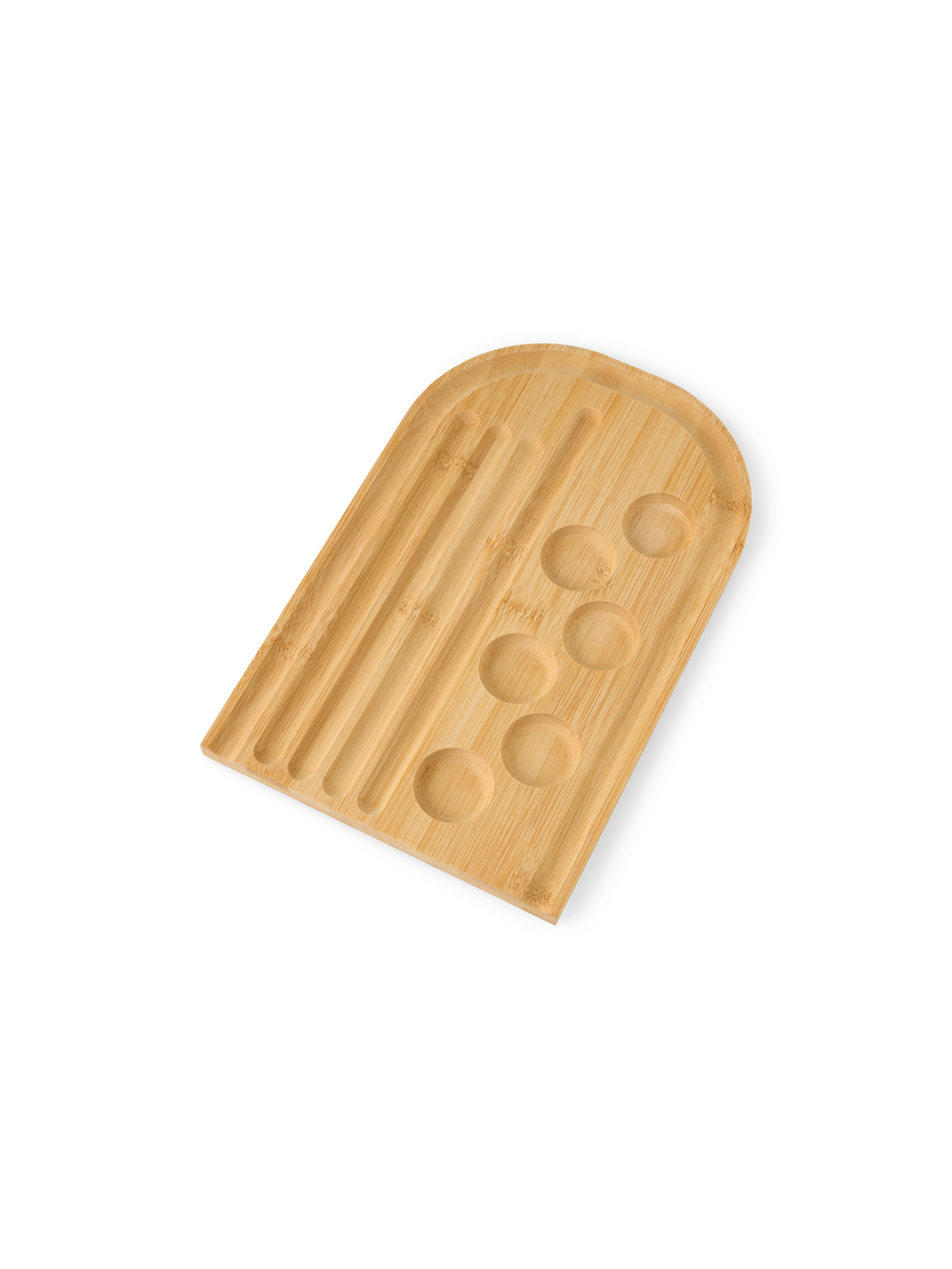 Bead board | Bamboo. 29 x 19 x 1.3 cm.