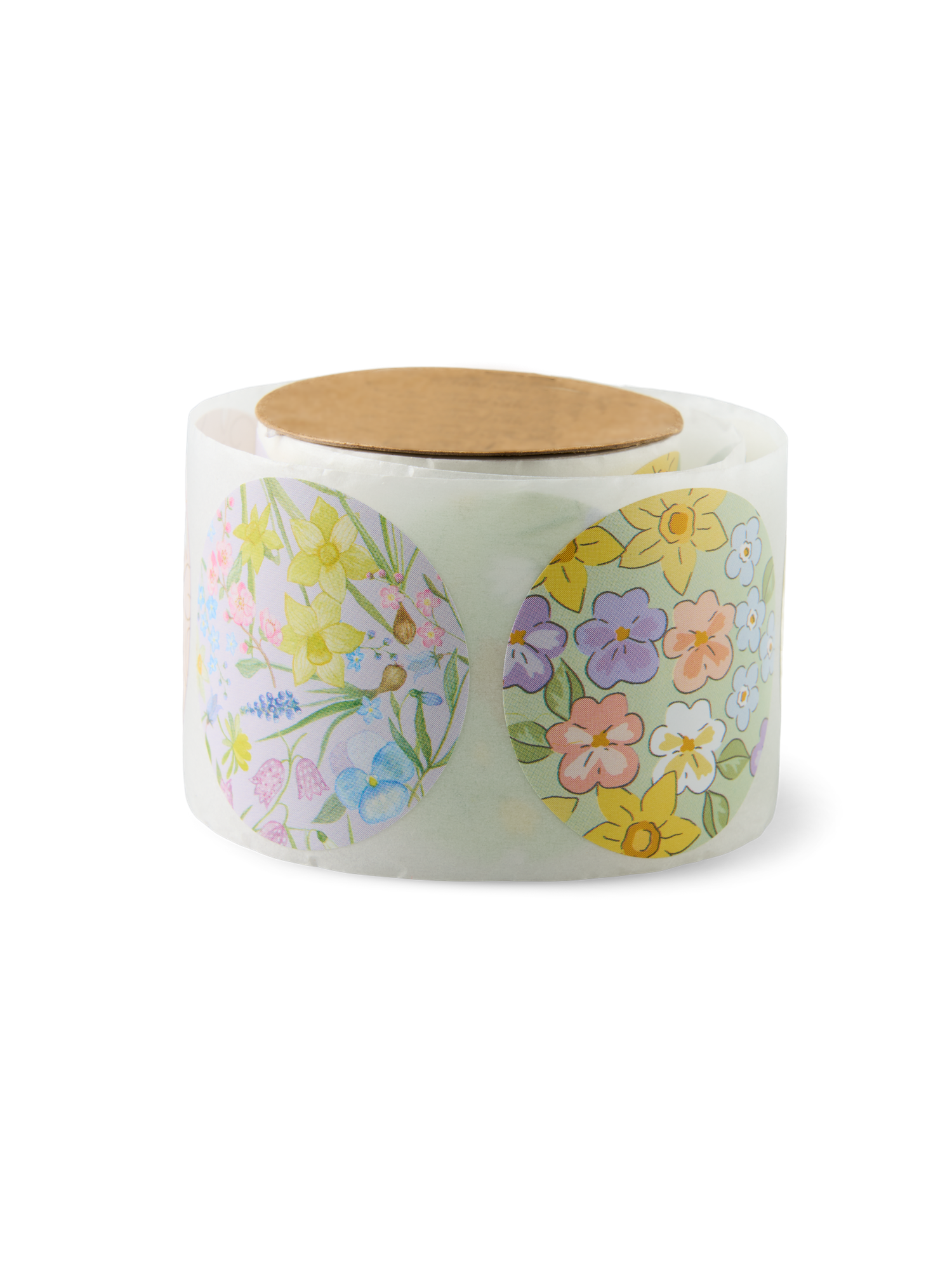 Klistermärkesrulle | Papper. Ø 35 mm. 80 st. | Ice Blue