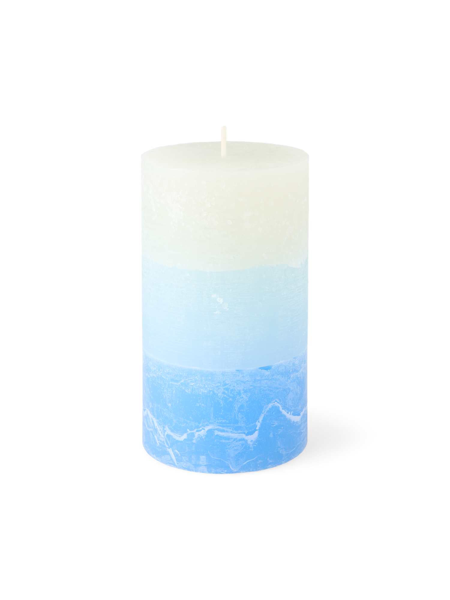 Rustic pillar candle | Paraffin/stearin wax/cotton. Ø7 x 12 cm. 48 ...