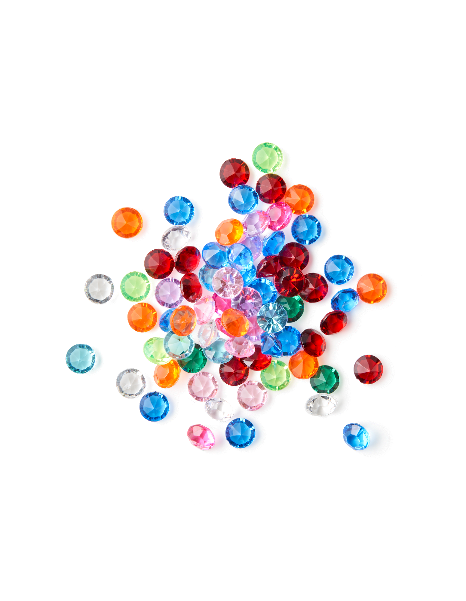 Fausses Pierres Précieuses | Plastique. 30 g. | Multi