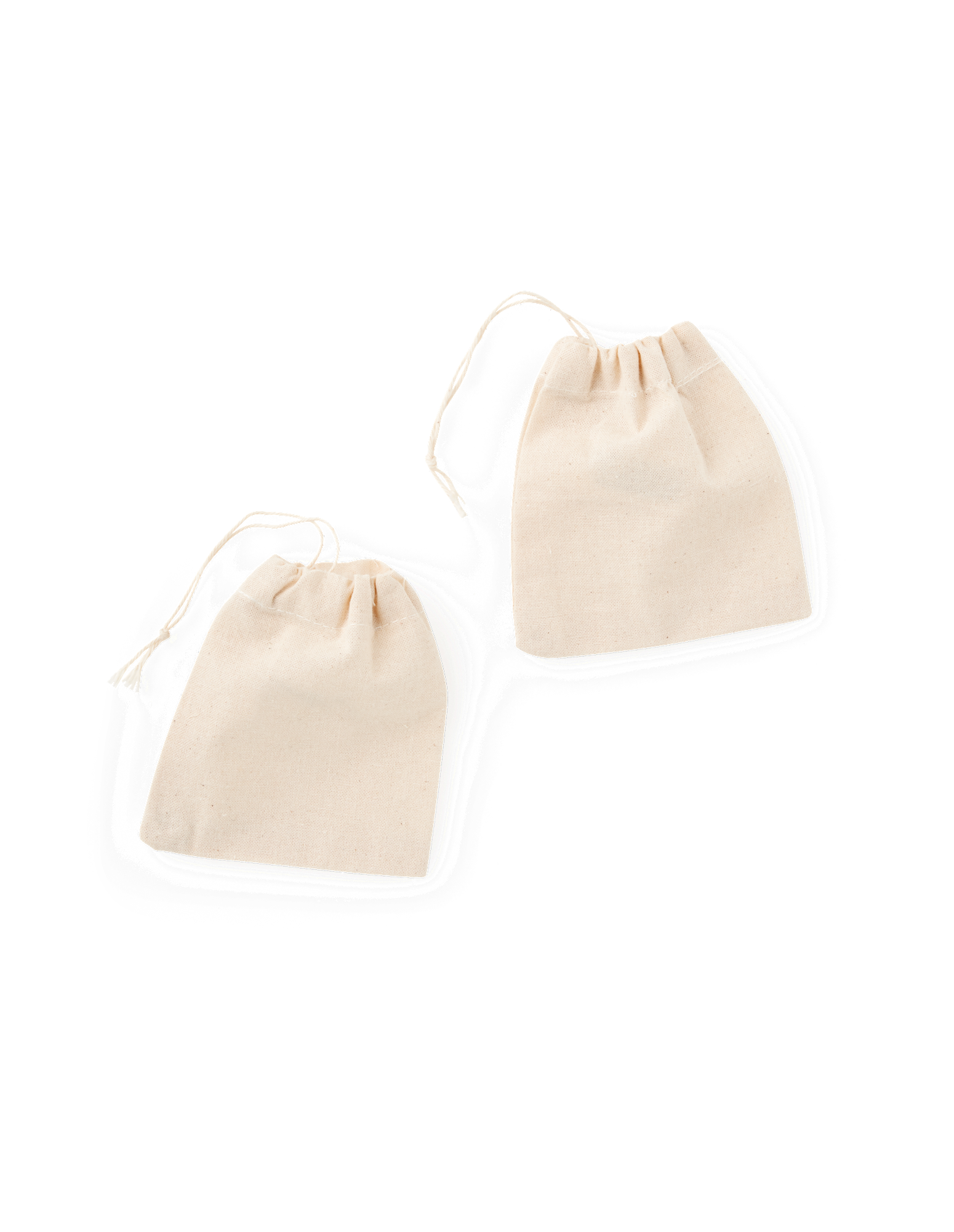 Sachets à Thé Réutilisables | Coton. | Sand