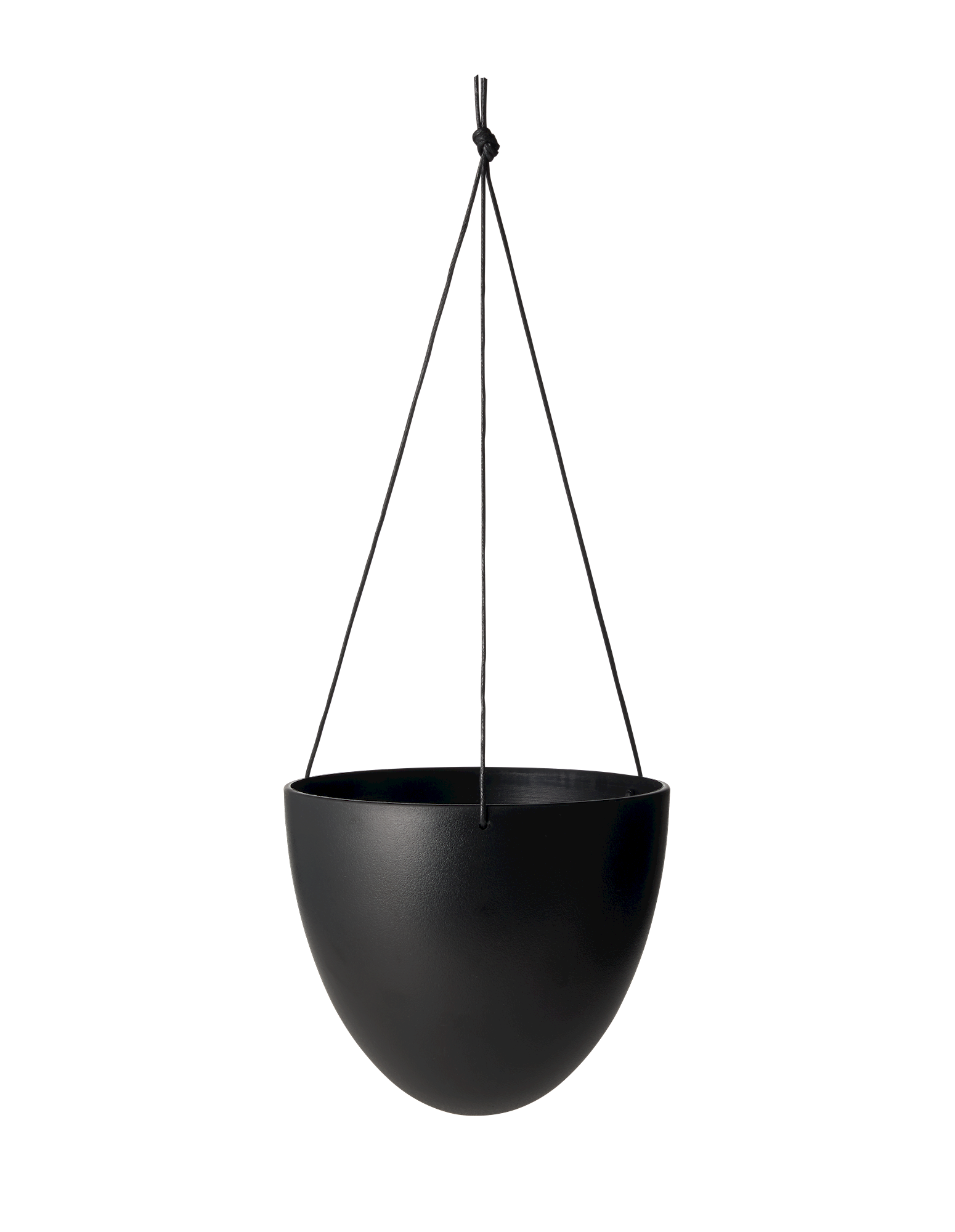 Cache-pot à suspendre | 16 x 15 cm. | Black