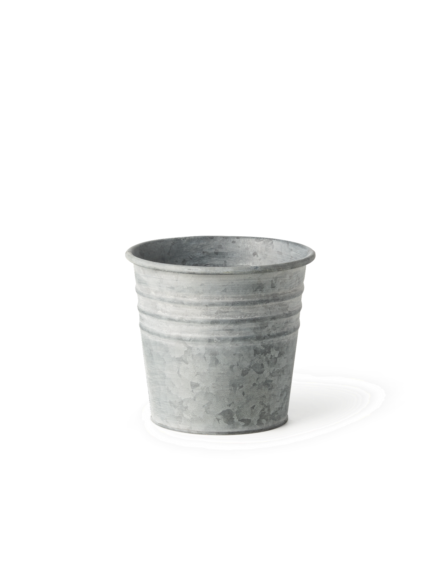 Cache-pot | Zinc. 16,5 x 12 x 15 cm. | Cool Grey