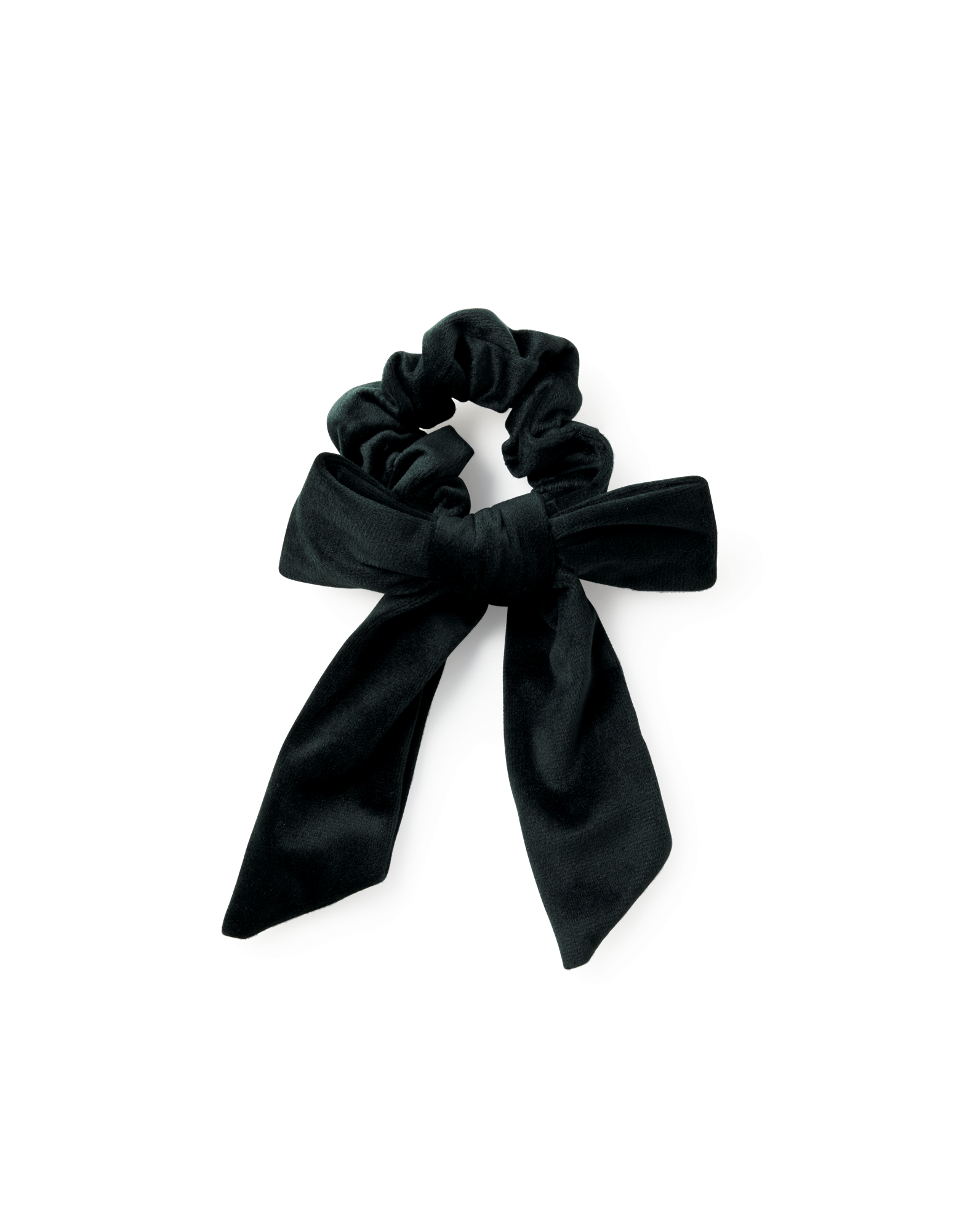 Strik scrunchie | Polypropyleen/polyester. 7 cm. | Dark Green