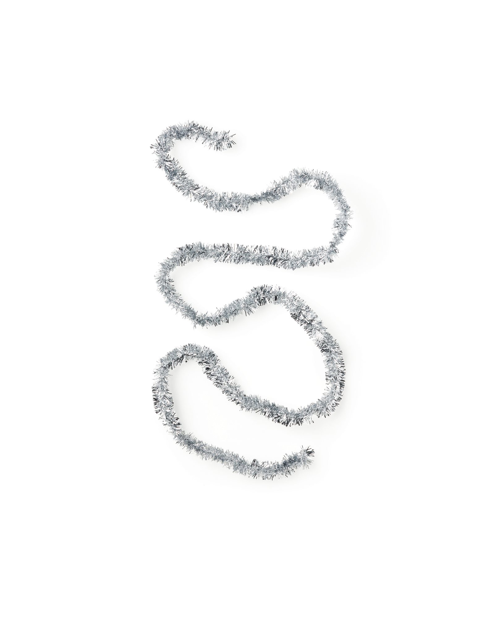 Engelenhaar slinger | Plastic. 3 x 200 cm. | Silver