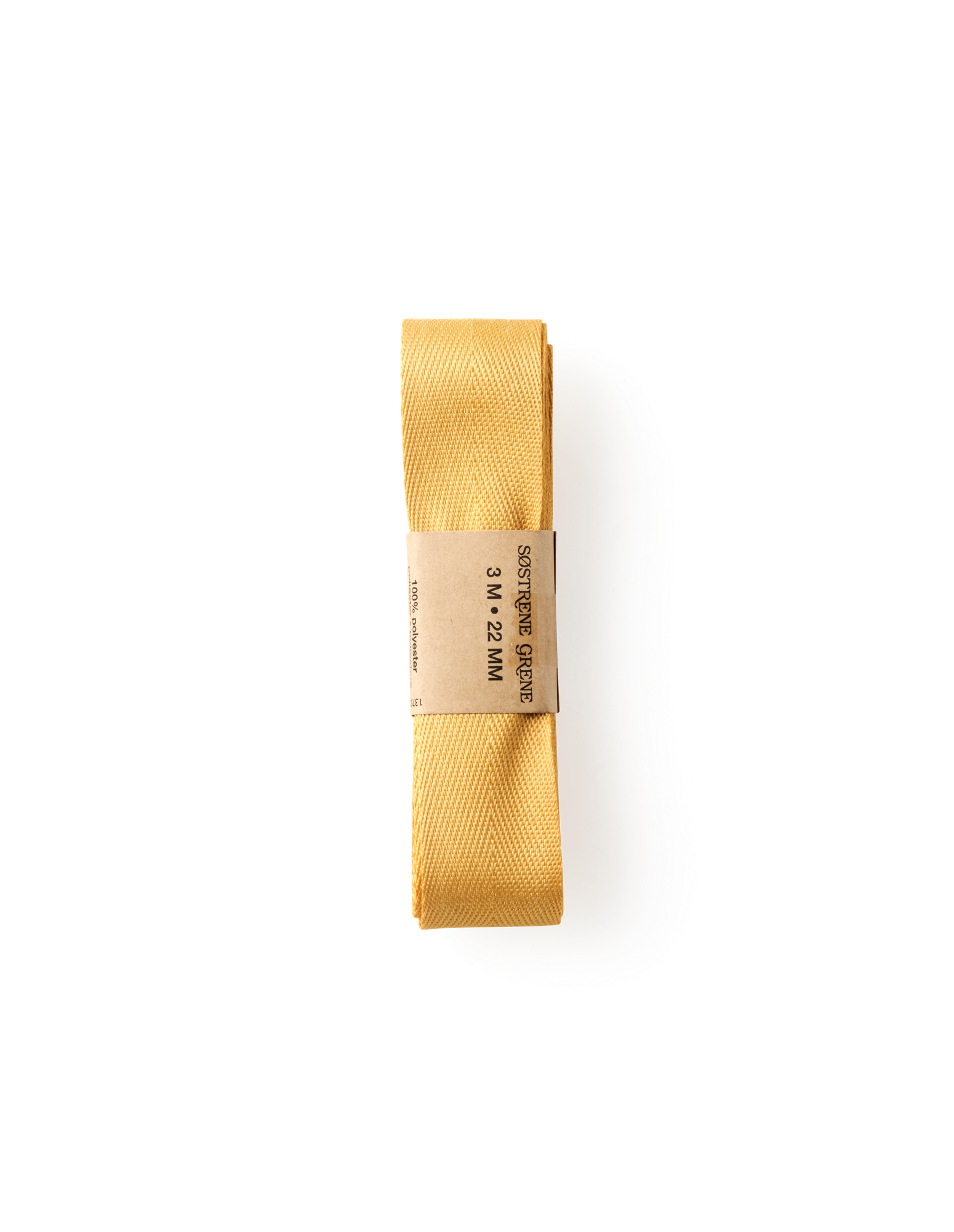 Ruban textile | Polyester. 2,2 x 300 cm. | Curry