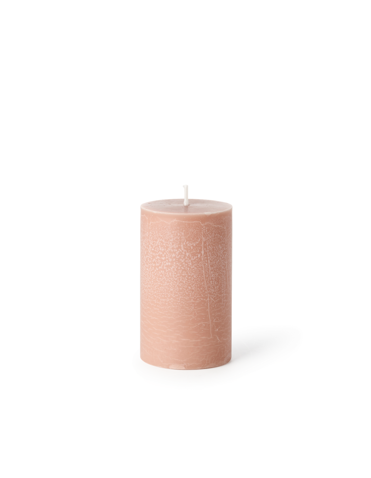 Kubbelys 10 cm | Stearin/bomull. 10 x 6 cm. | Sand