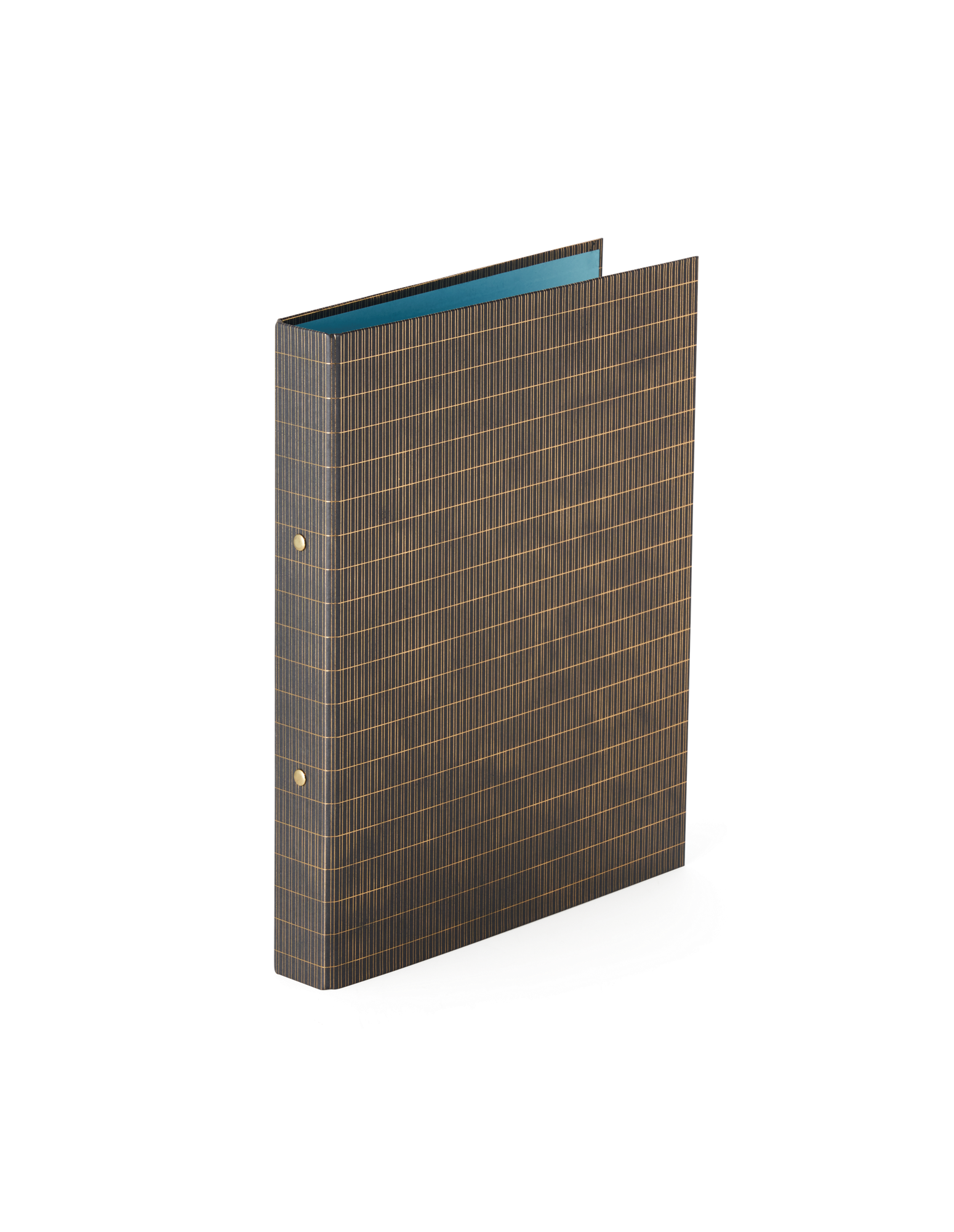 Ringperm A4 | Eukalyptus. 26,3 x 4 x 31,5 cm. | Anthracite, Gold