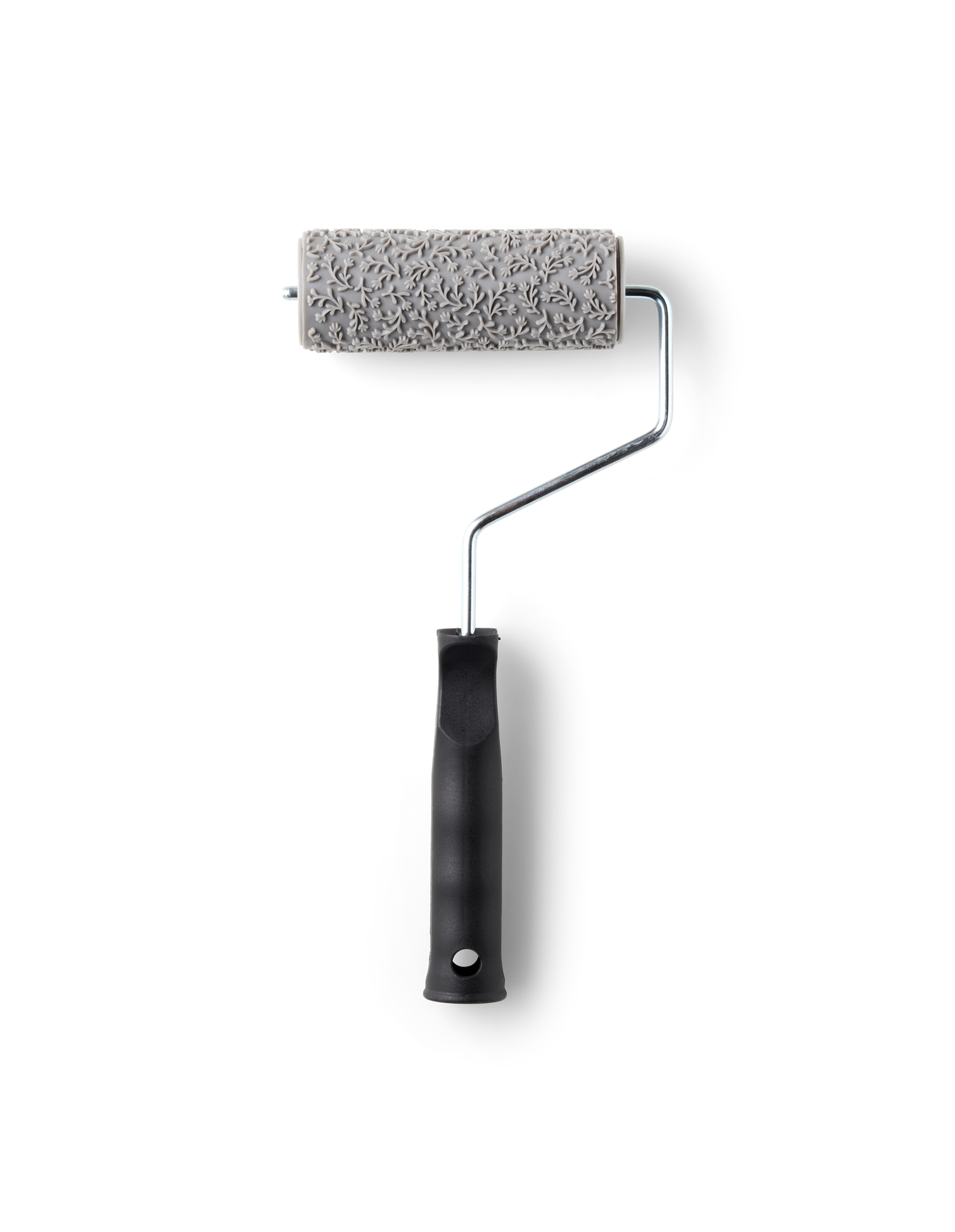 Paint roller with pattern | Rubber/polypropylene/iron. 12 x 29 cm. | Grey