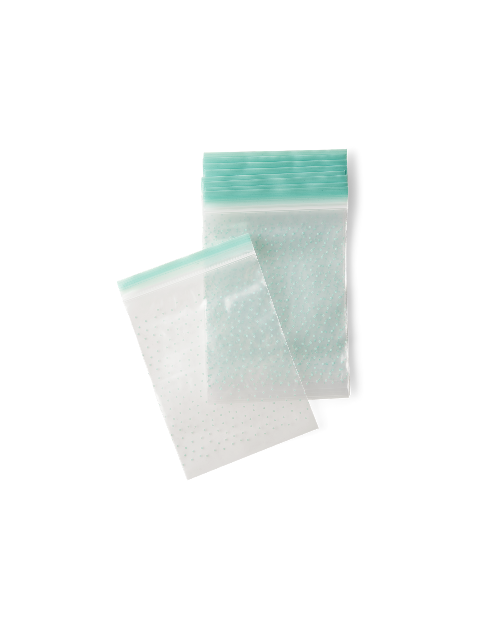 Sachets refermables | Plastique. 13 x 9 cm. 20 pcs. | Dusty Green