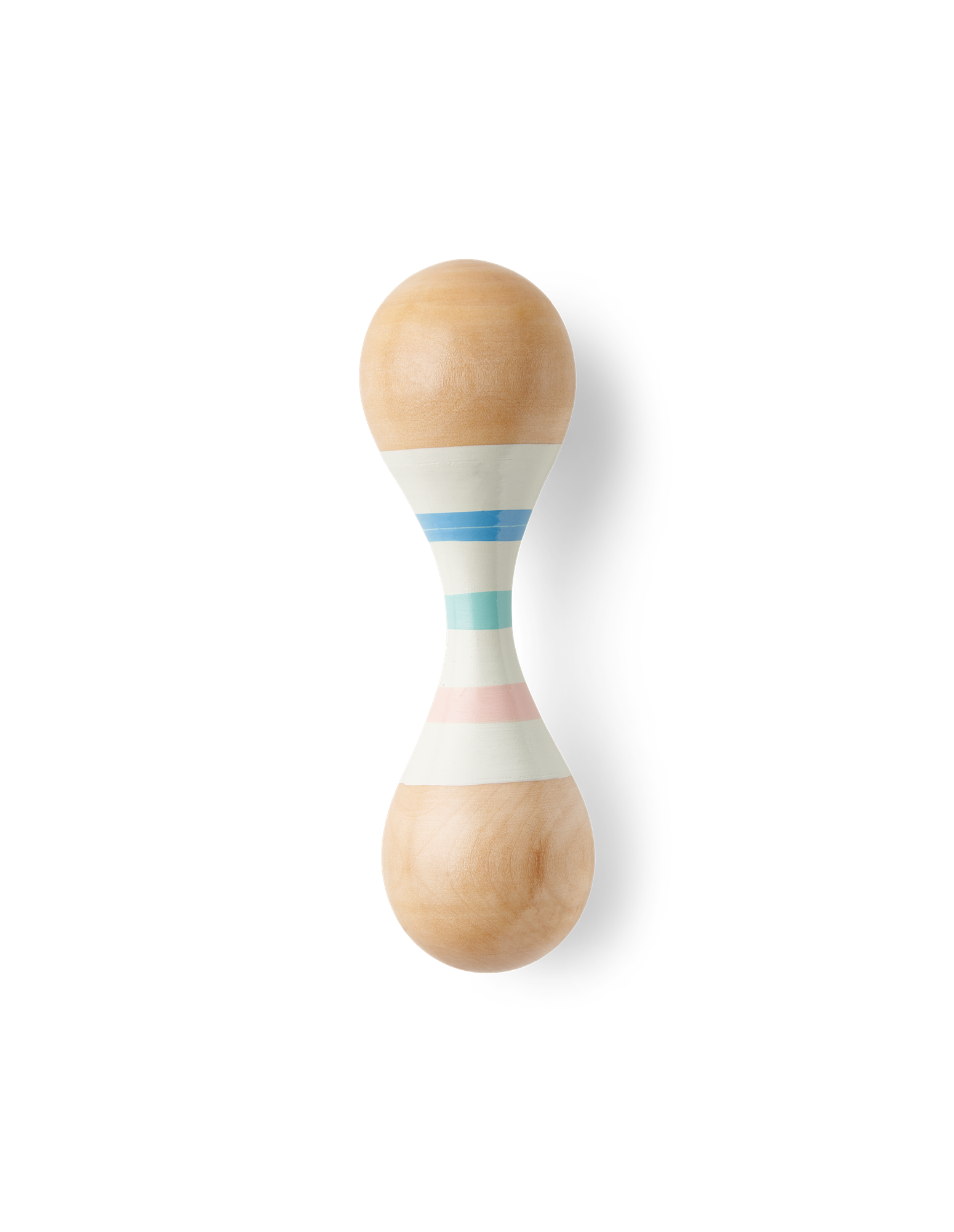 Toy maracas | Schima superba. 14 x 4.5 cm. | Off White