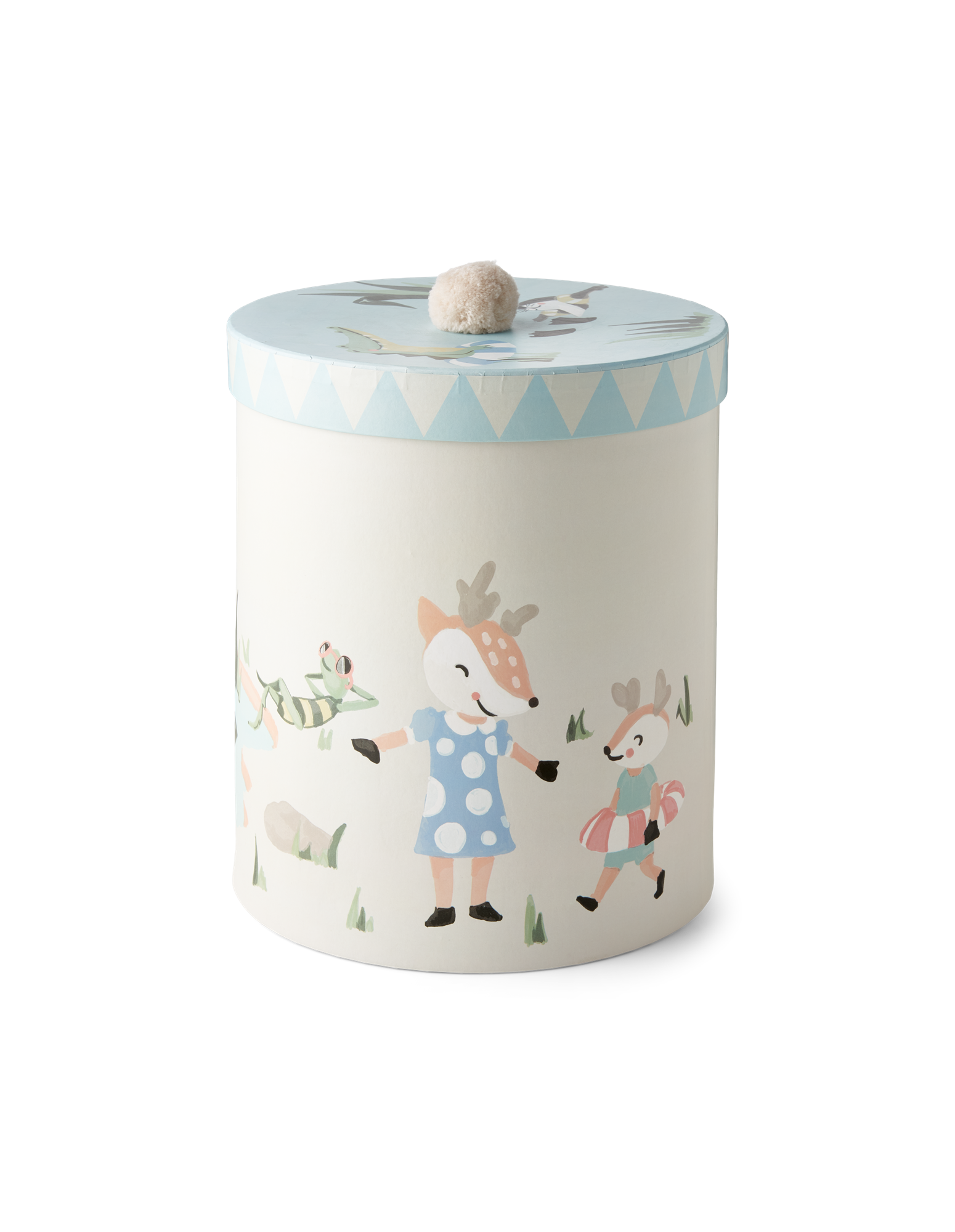 Rund boks | Papp. 23 x 26 cm. | Multi